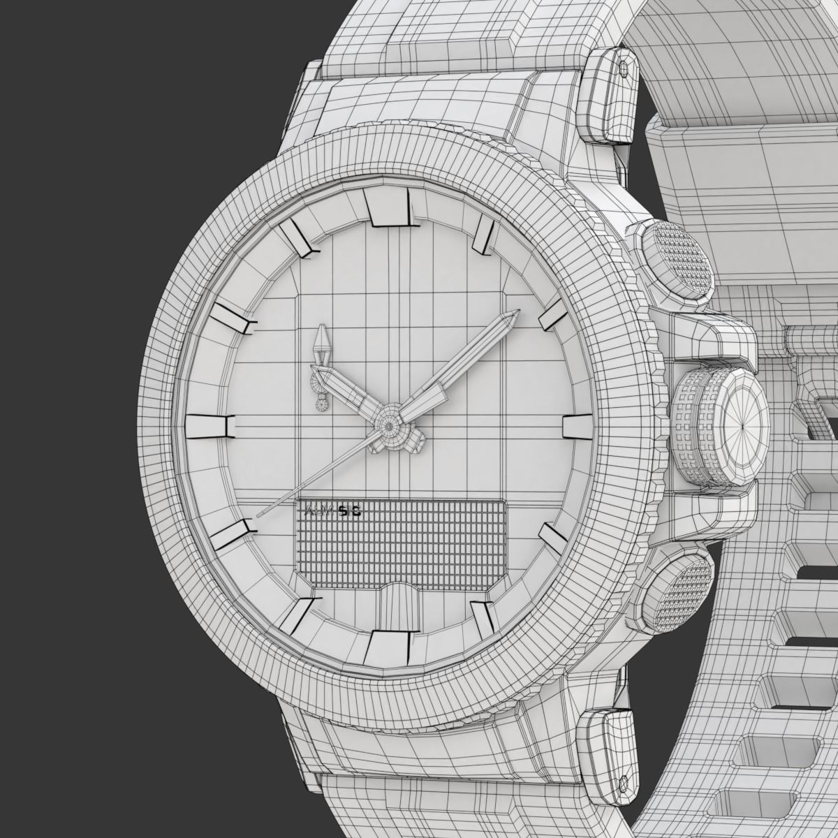 Casio Sport Watch 3D model | CGTrader