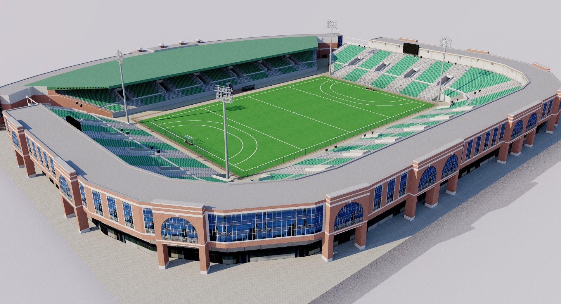Major Dhyan Chand National Stadium - India 3D model | CGTrader