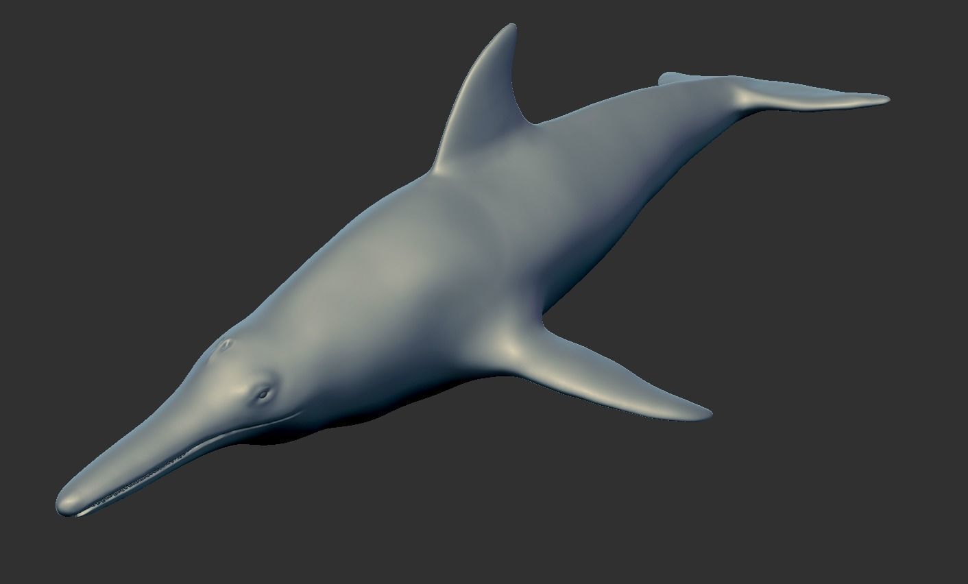 Prehistoric Dolpin 3D 3D model | CGTrader
