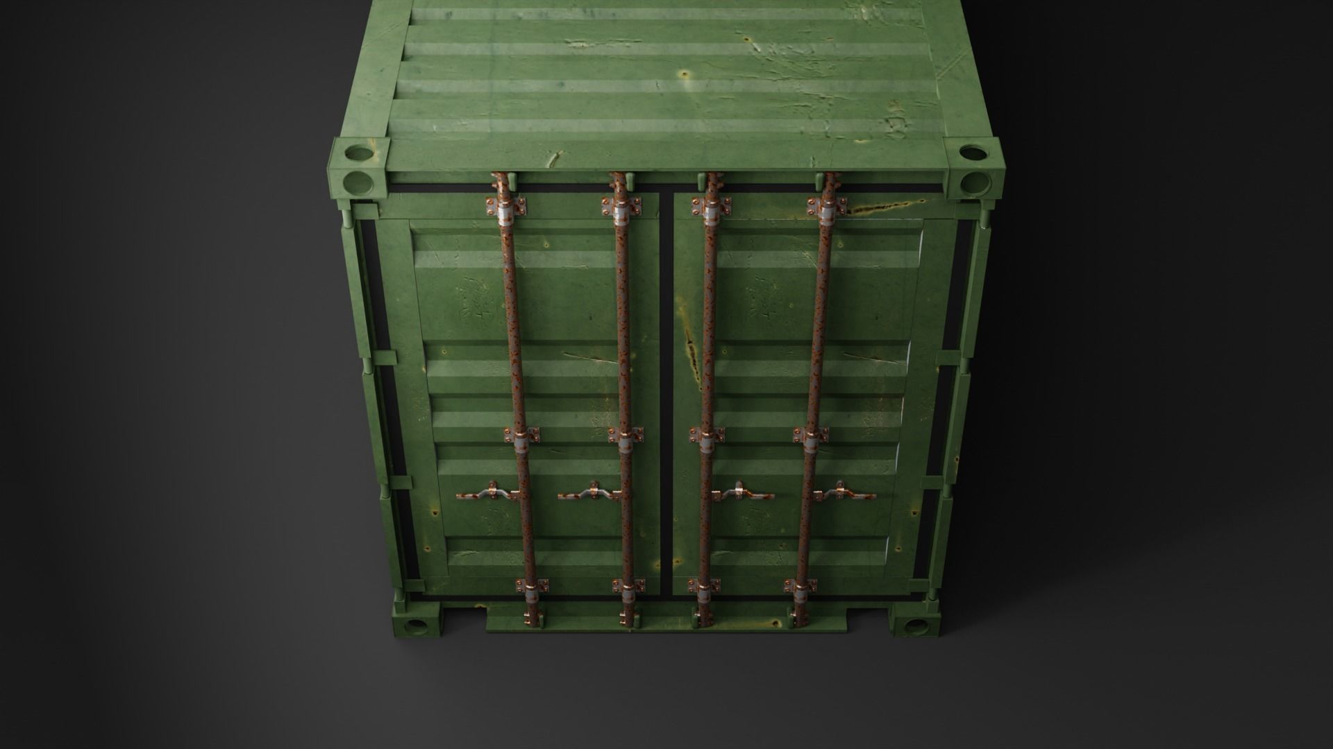 Rusty Container 3D model | CGTrader