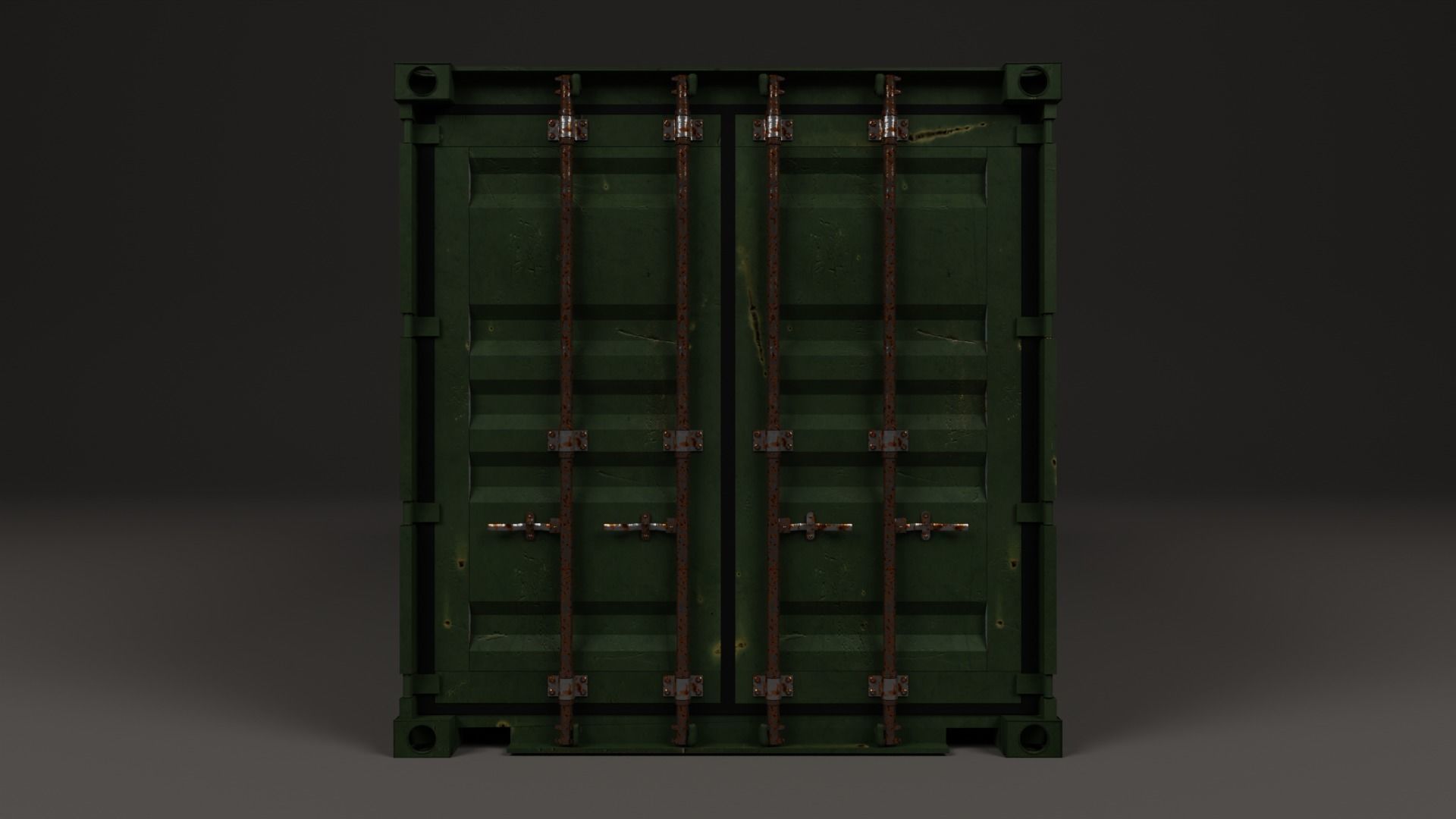 Rusty Container 3D model | CGTrader