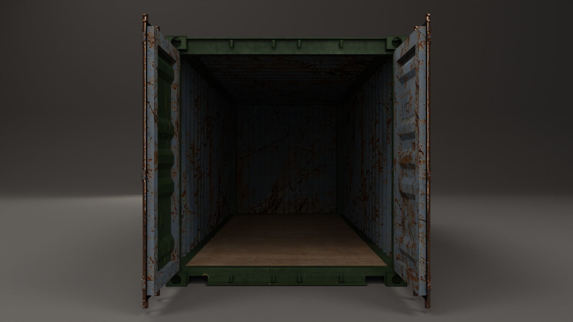 Rusty Container 3D model | CGTrader