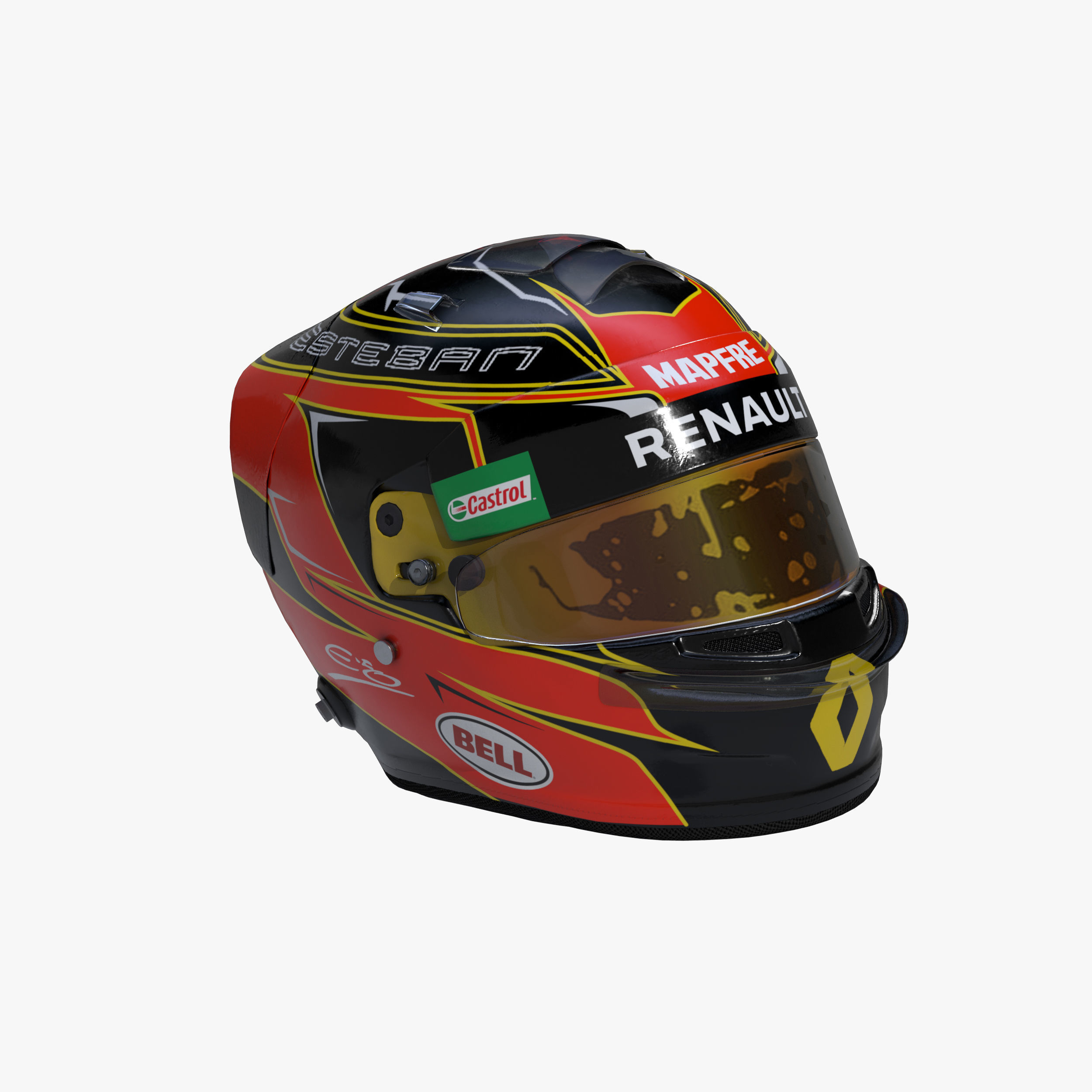 3D model Ocon helmet 2020 VR / AR / low-poly | CGTrader