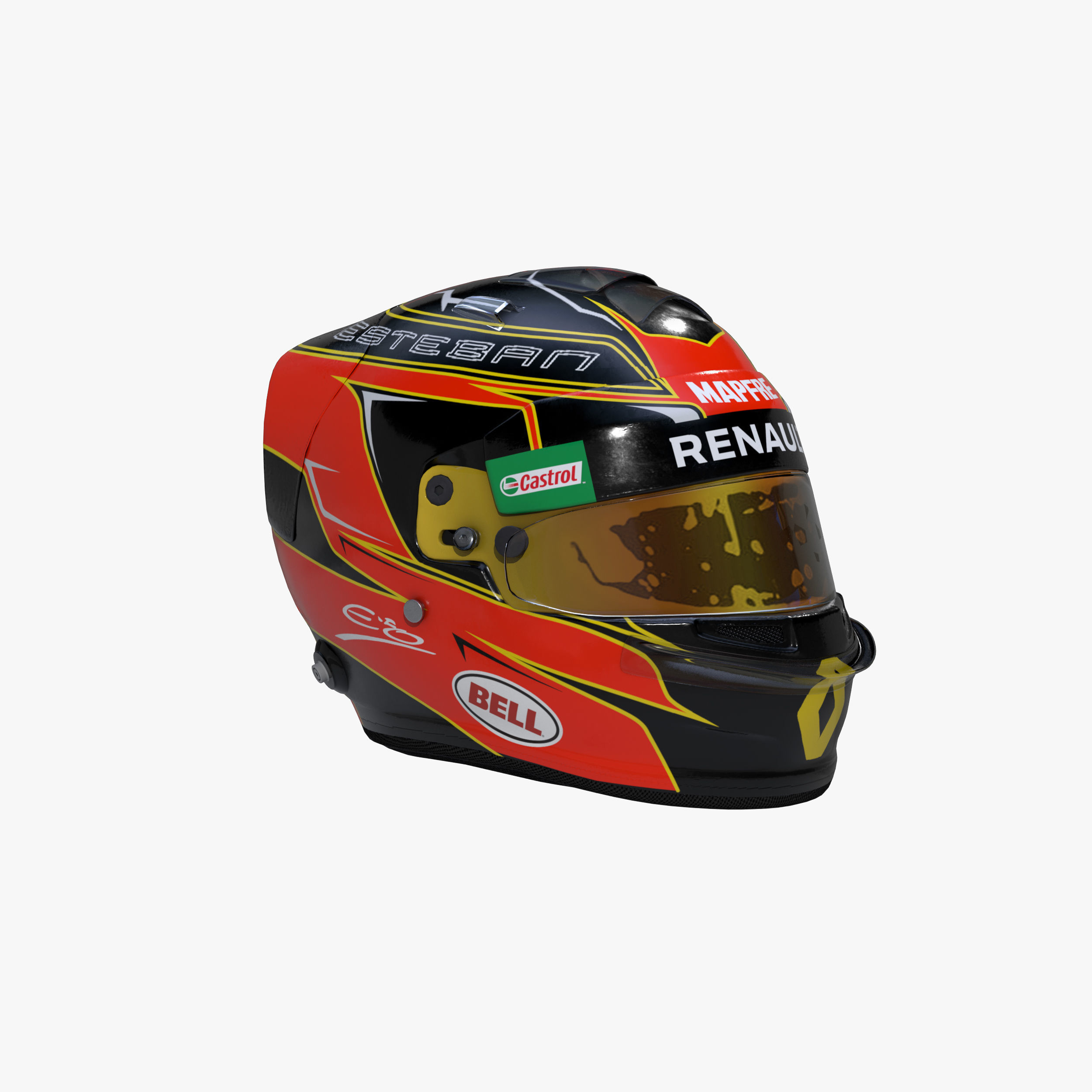 3D model Ocon helmet 2020 VR / AR / low-poly | CGTrader