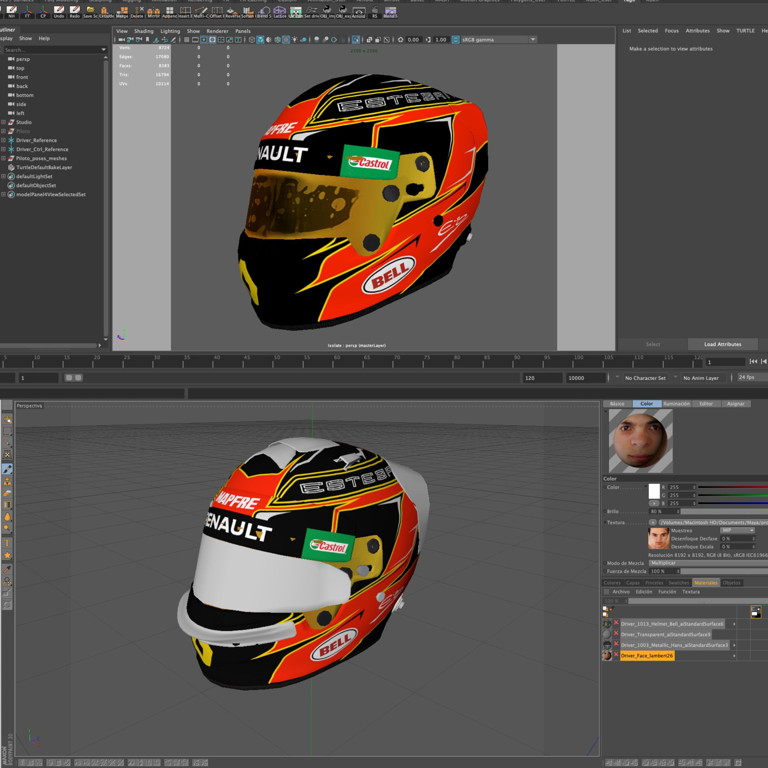 3D model Ocon helmet 2020 VR / AR / low-poly | CGTrader
