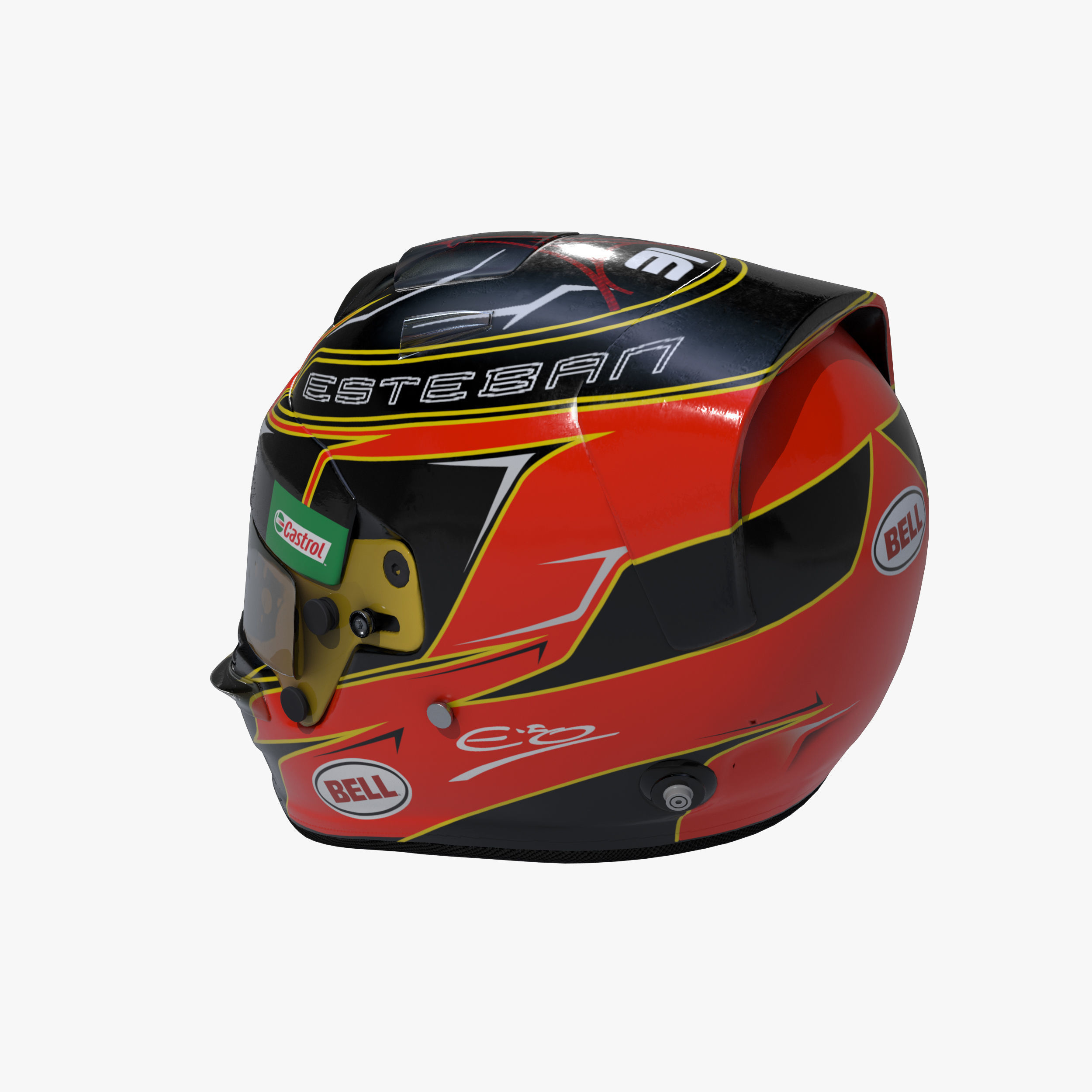 3D model Ocon helmet 2020 VR / AR / low-poly | CGTrader