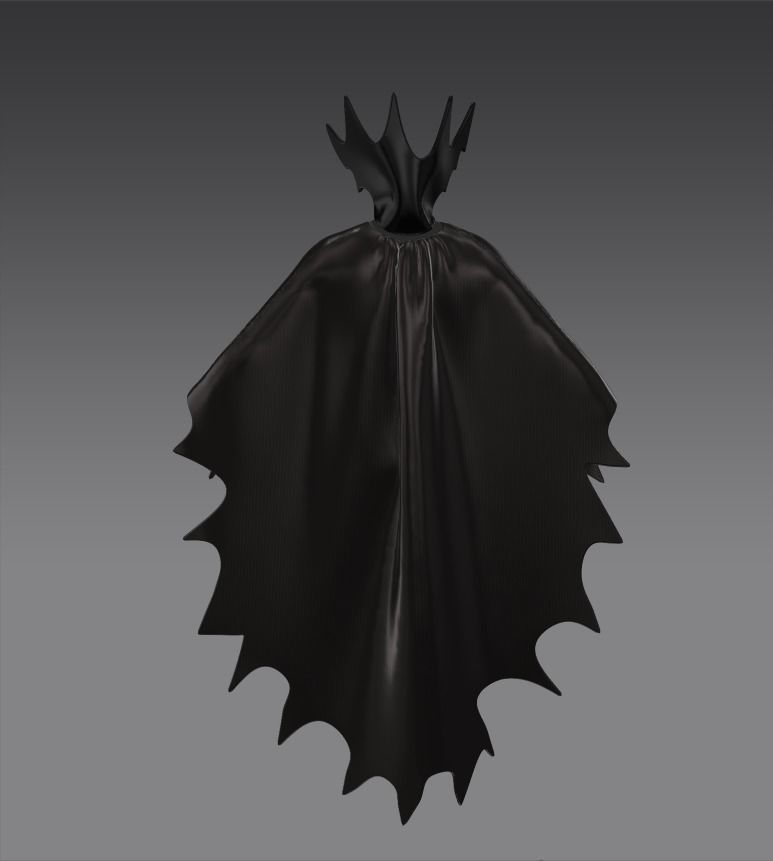 Vampire Bat Cape 3D model | CGTrader
