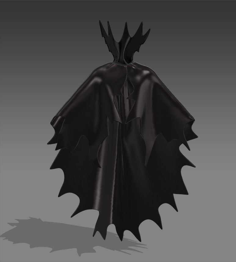 Vampire Bat Cape 3D model | CGTrader