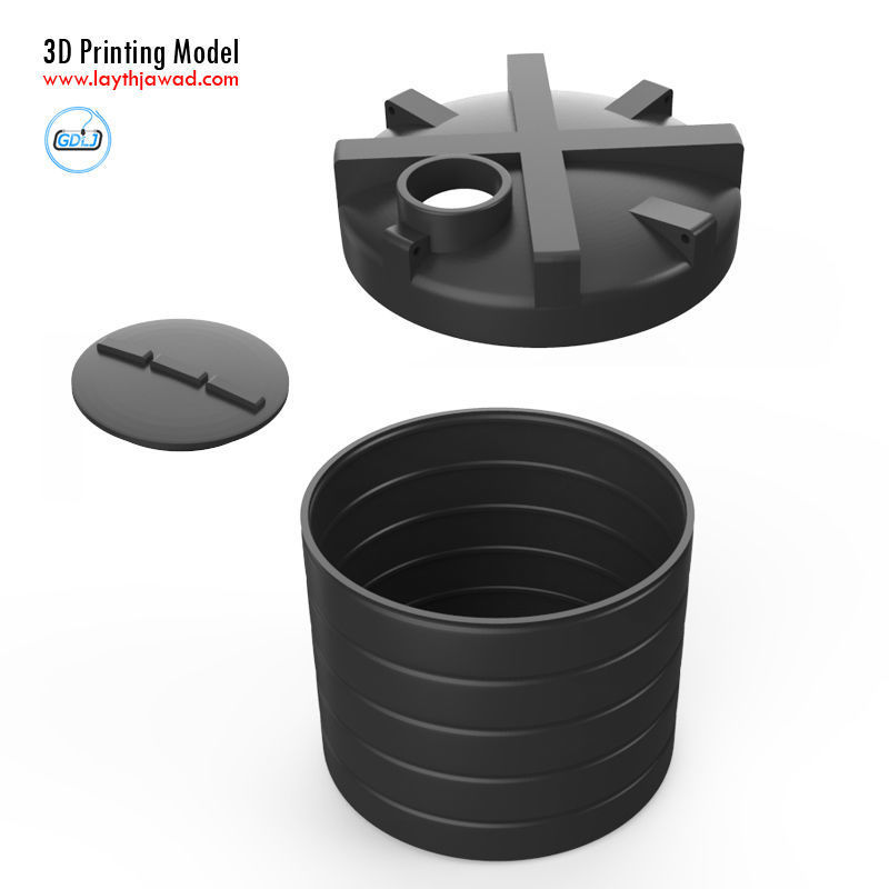 WATER TANK 3D model 3D printable | CGTrader