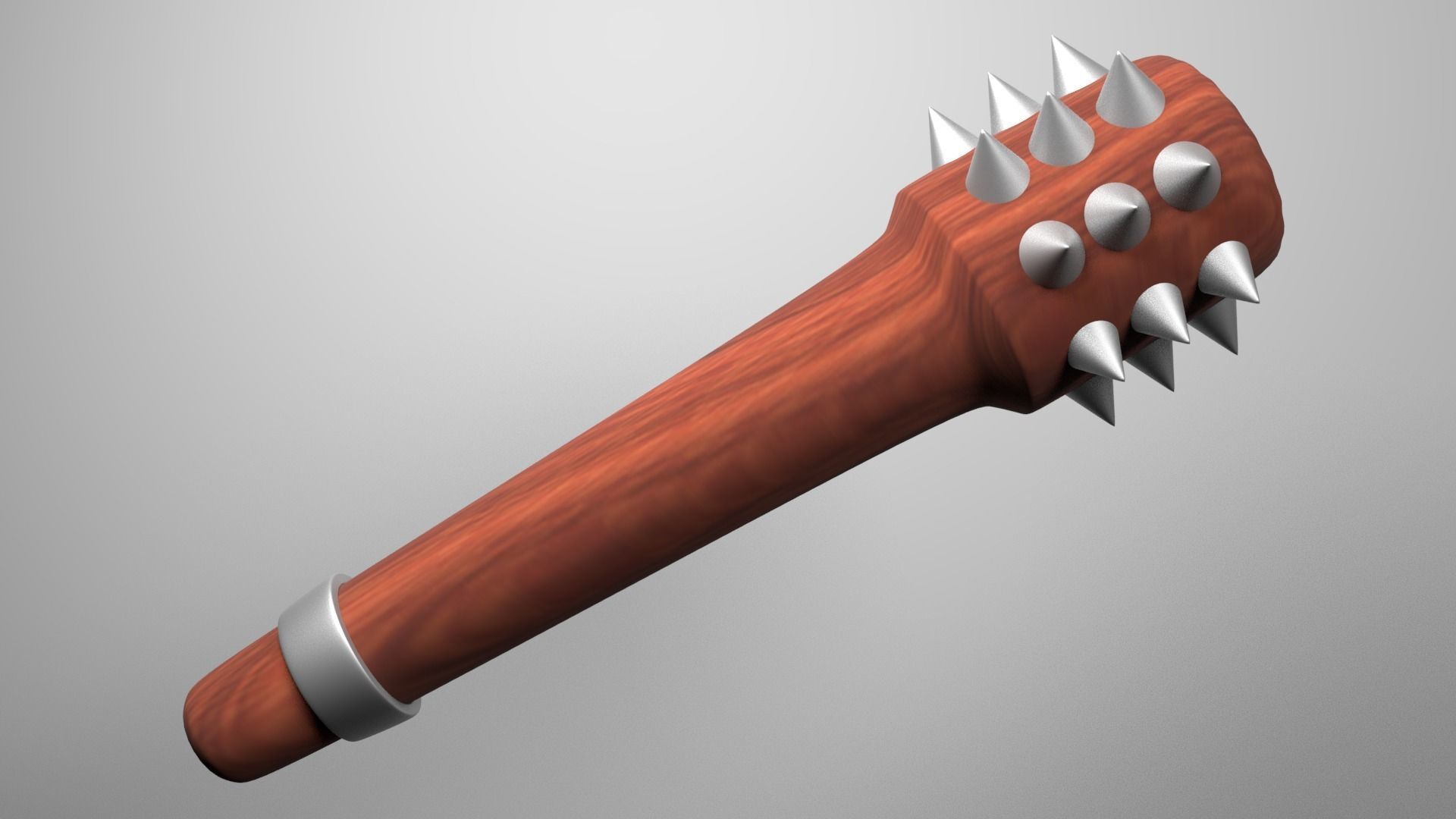 3D model Medieval Club Weapon VR / AR / low-poly | CGTrader