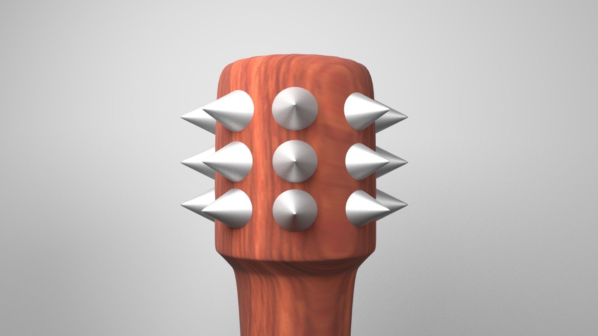 3D model Medieval Club Weapon VR / AR / low-poly | CGTrader
