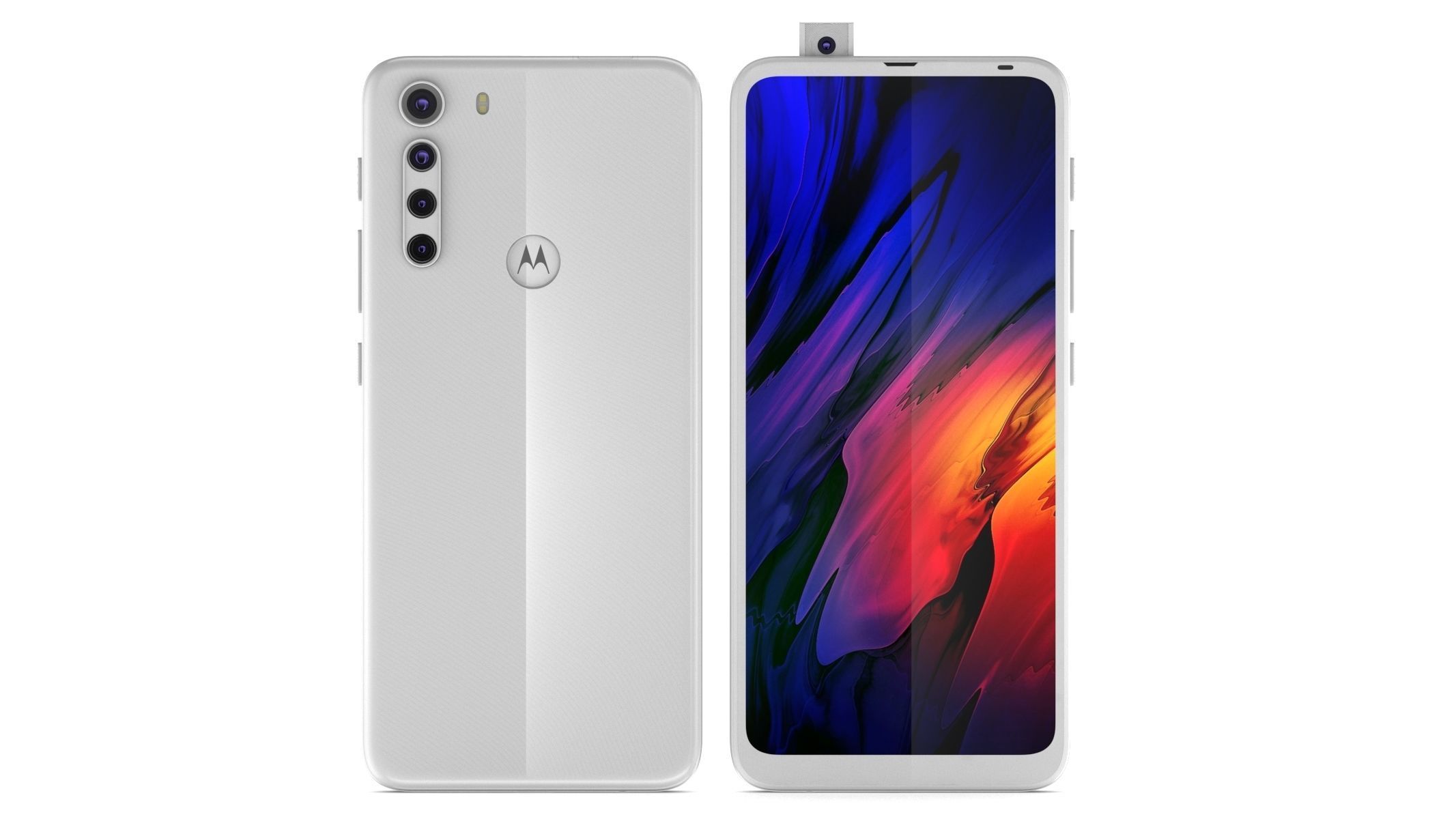Motorola One Fusion Plus White 3D model | CGTrader