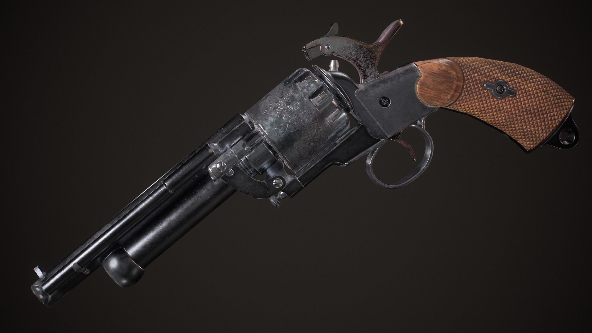 3D model LeMat Revolver VR / AR / low-poly | CGTrader