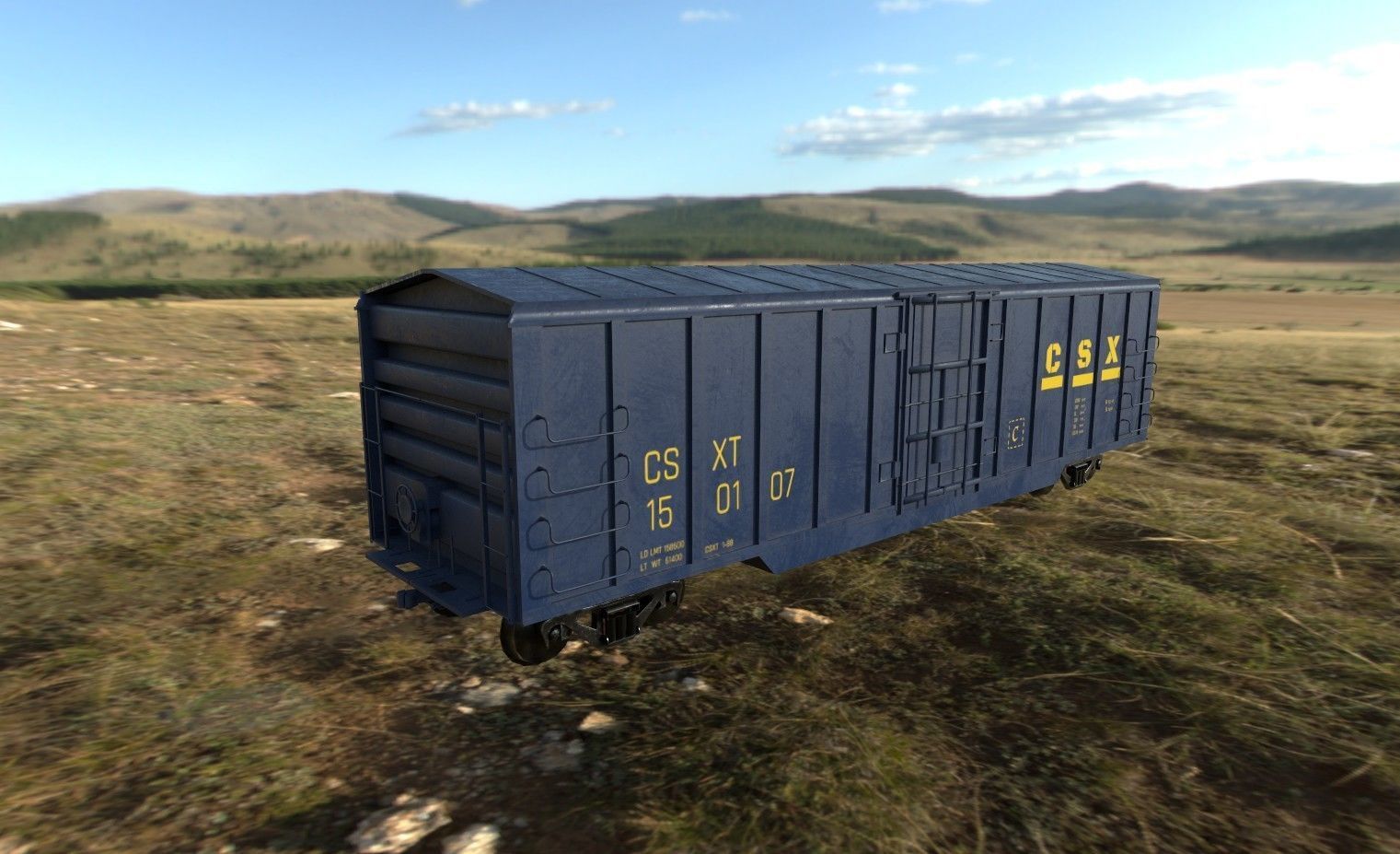 3D model Train Box car Low-poly 3D model VR / AR / low-poly | CGTrader