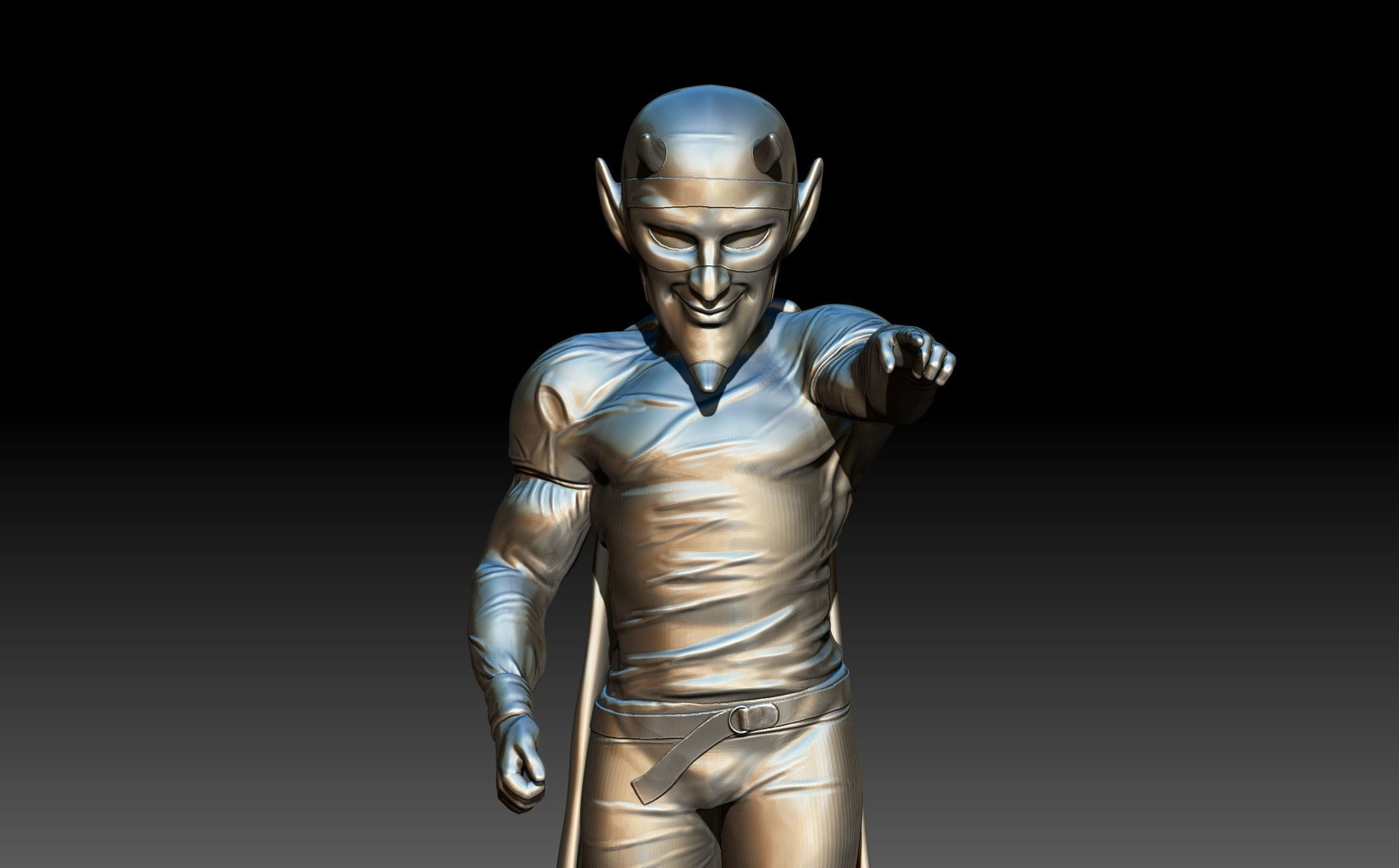 Duke mascot the Blue Devil Duke University 3D model 3D printable | CGTrader