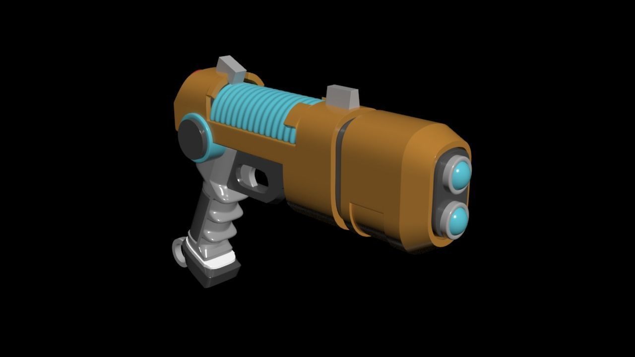 gun 3ds max 2021 fbx stl obj 3D model | CGTrader