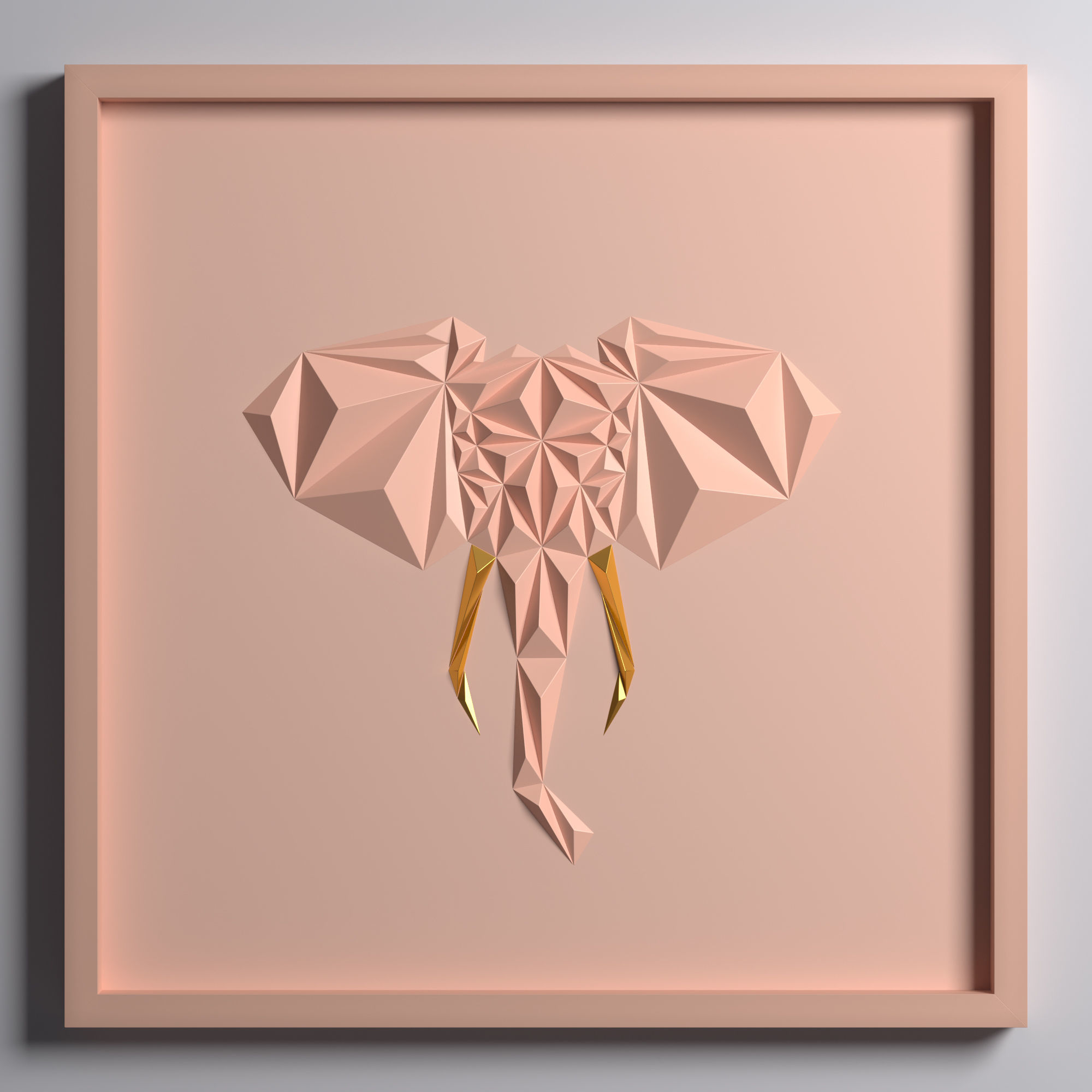 Paper Art Work 03 3D model | CGTrader