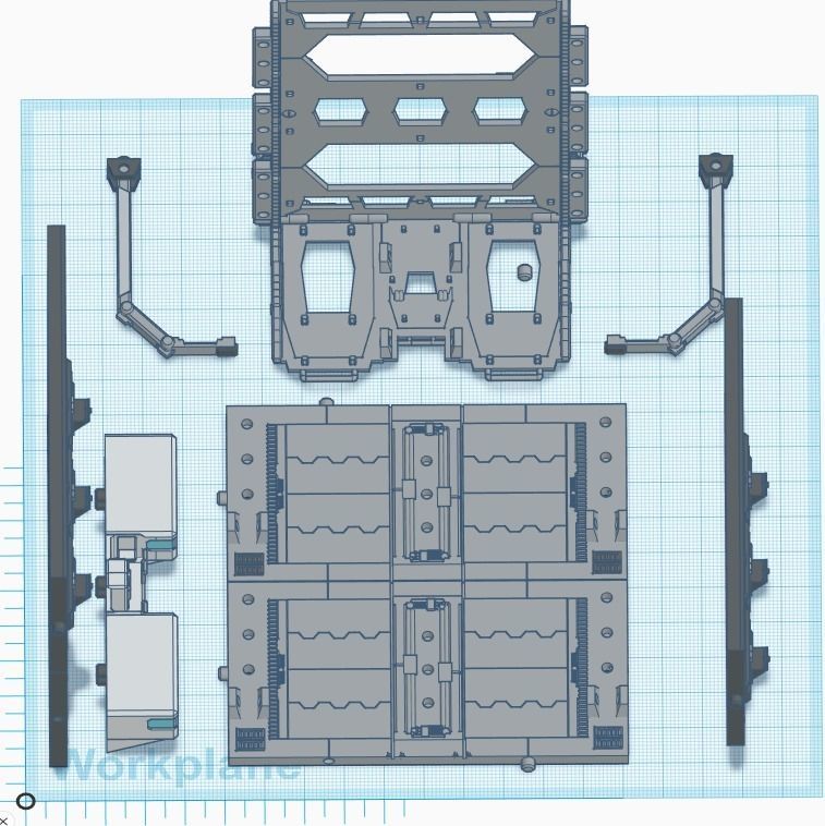 -MHB04F- Mecha Hangar Bay 04 Hangar Fixture 3D model 3D printable ...