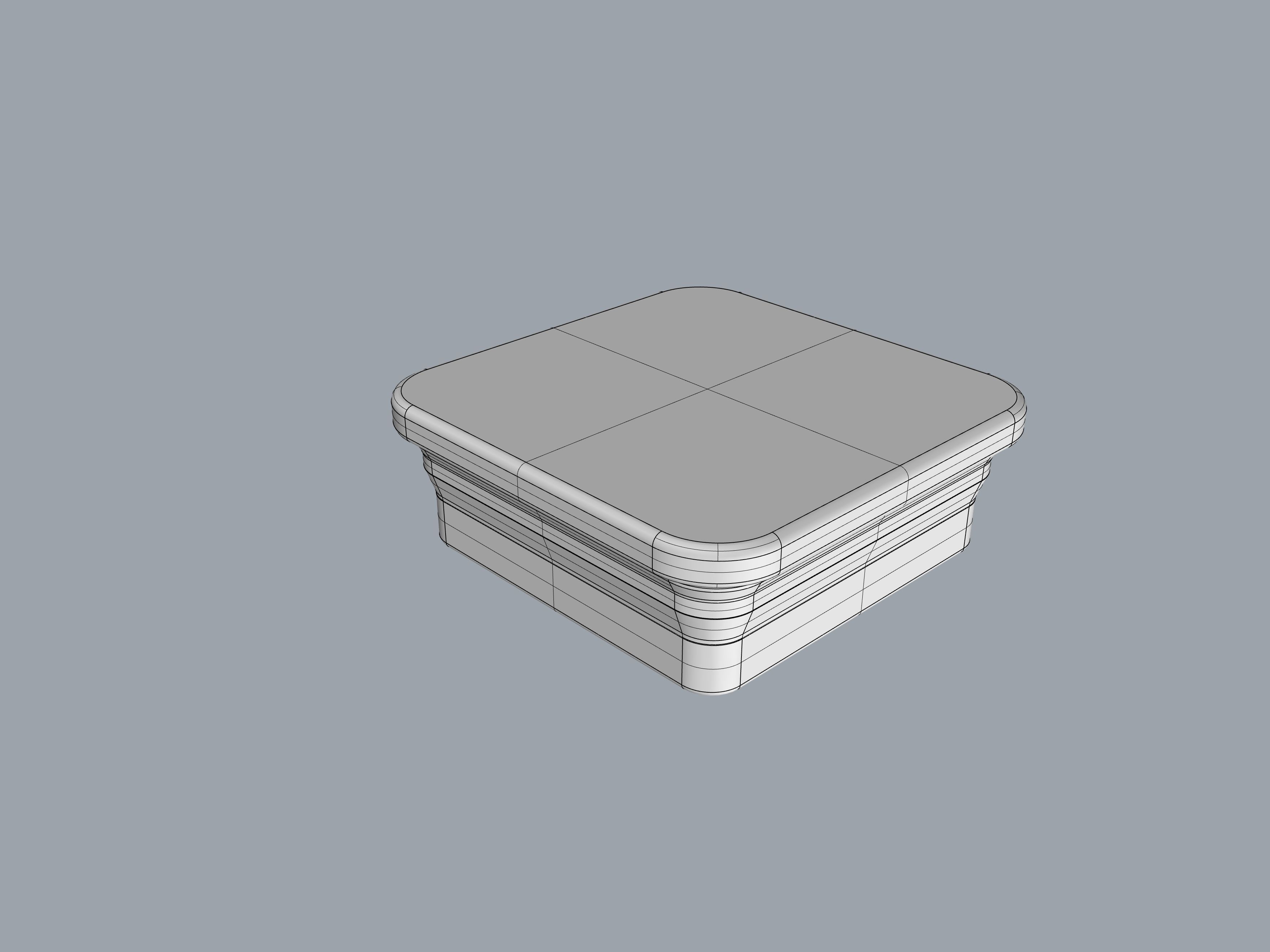 Green folding silicone box 3D model 3D printable | CGTrader