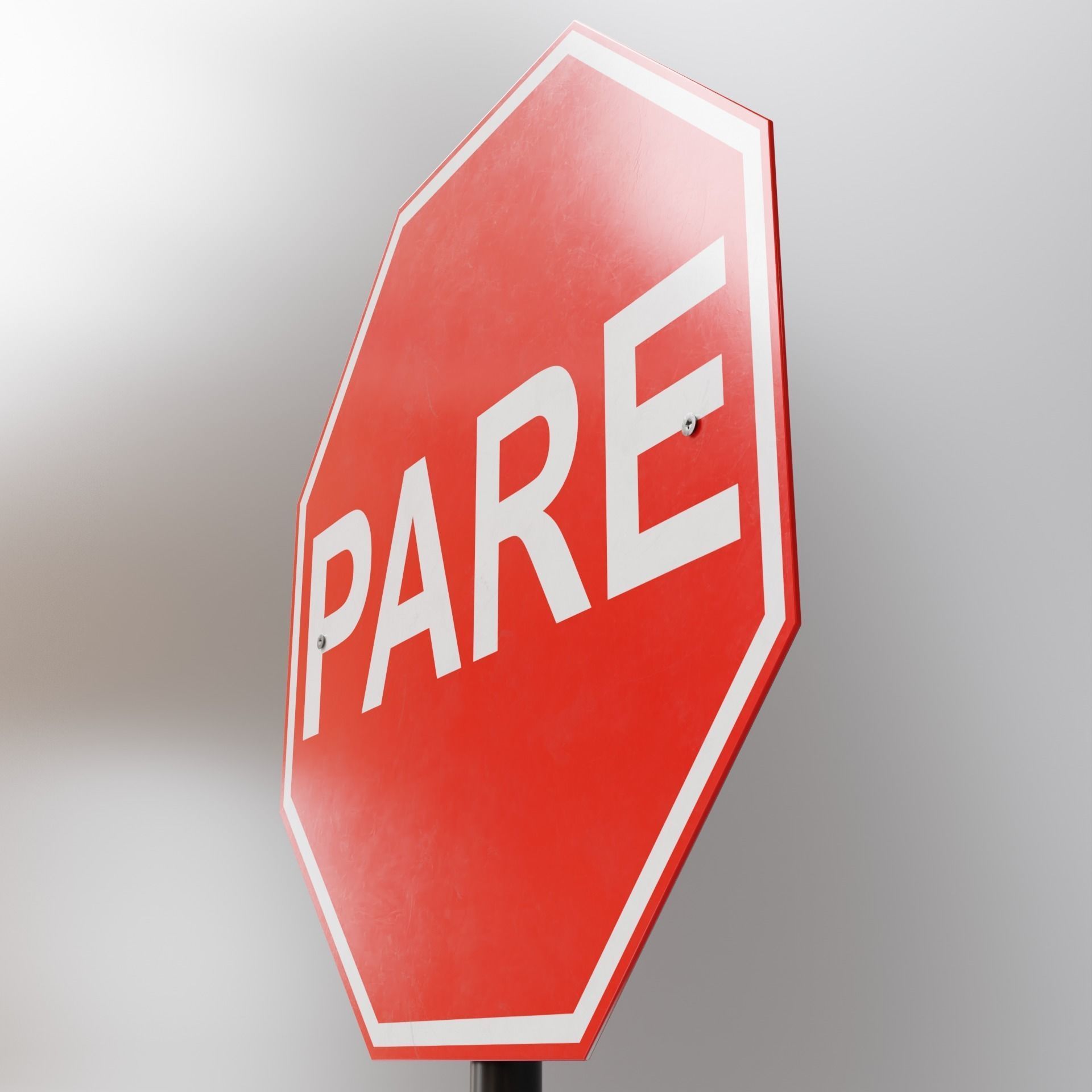 Road Sign - Pare free VR / AR / low-poly 3D model | CGTrader