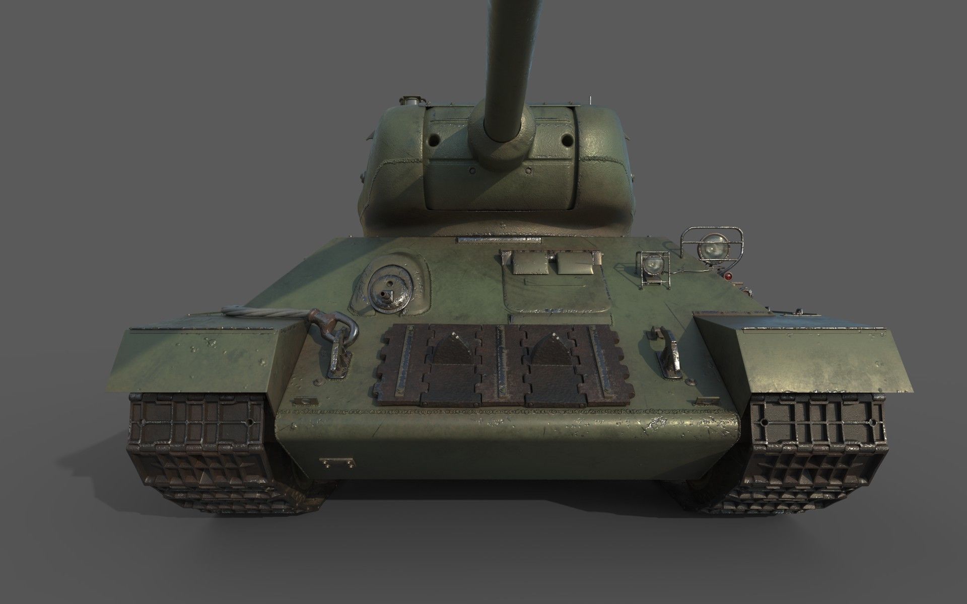 Tank T-34-85 1944 3D model | CGTrader