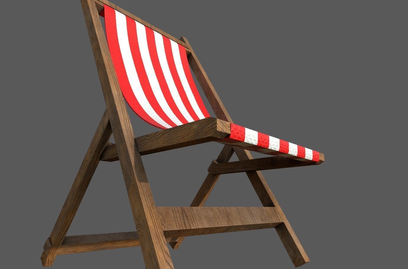 3D model Beach Chair VR / AR / low-poly | CGTrader