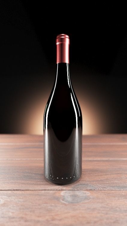 3D model Botella de vino VR / AR / low-poly | CGTrader