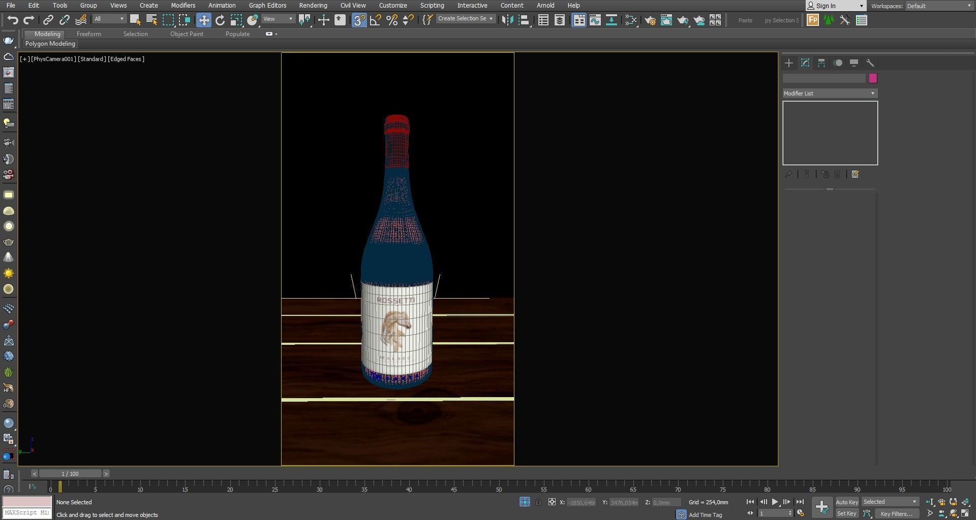 3D model Botella de vino VR / AR / low-poly | CGTrader