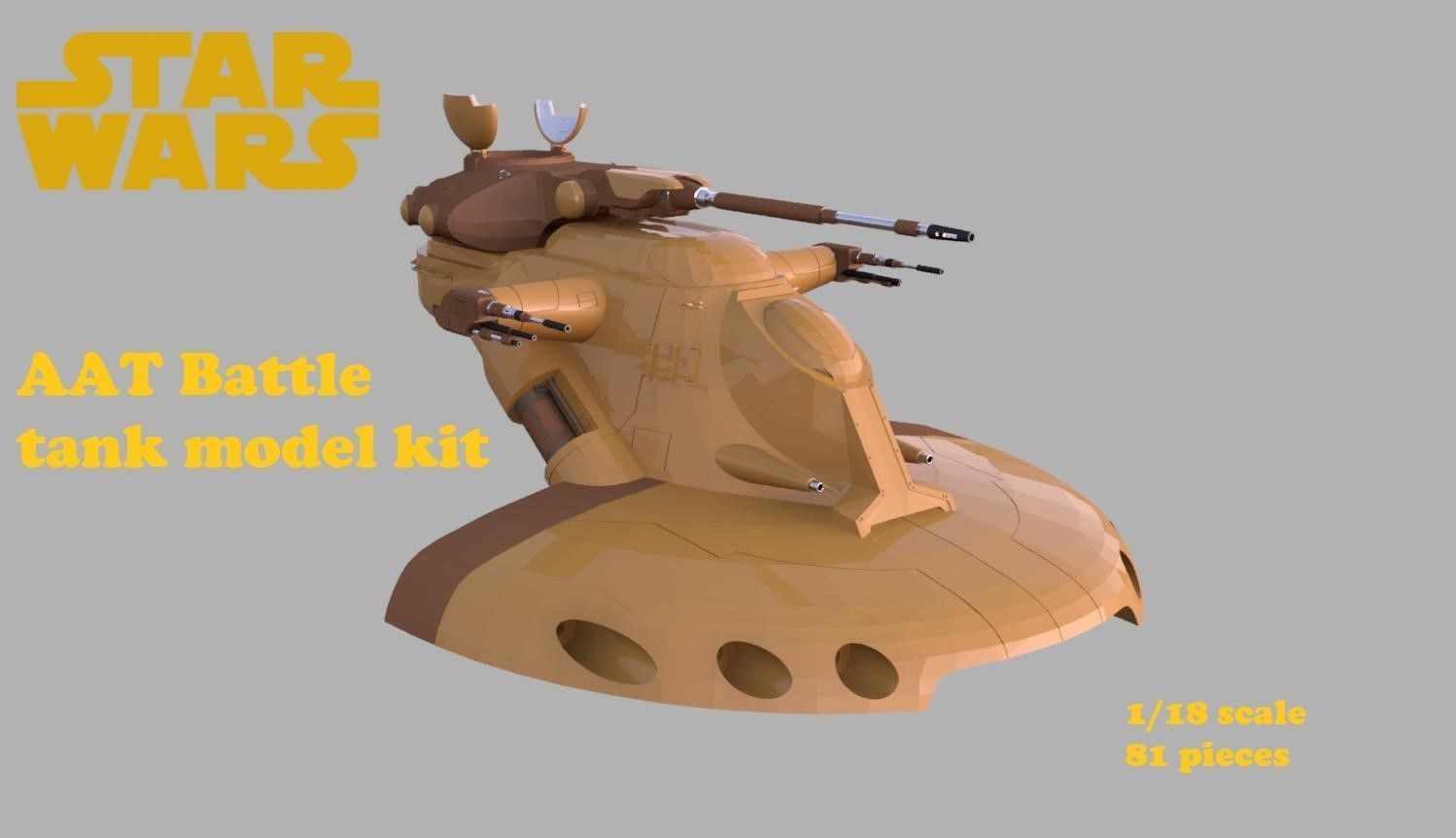 Star Wars AAT ASSAULT TANK 3D model 3D printable | CGTrader