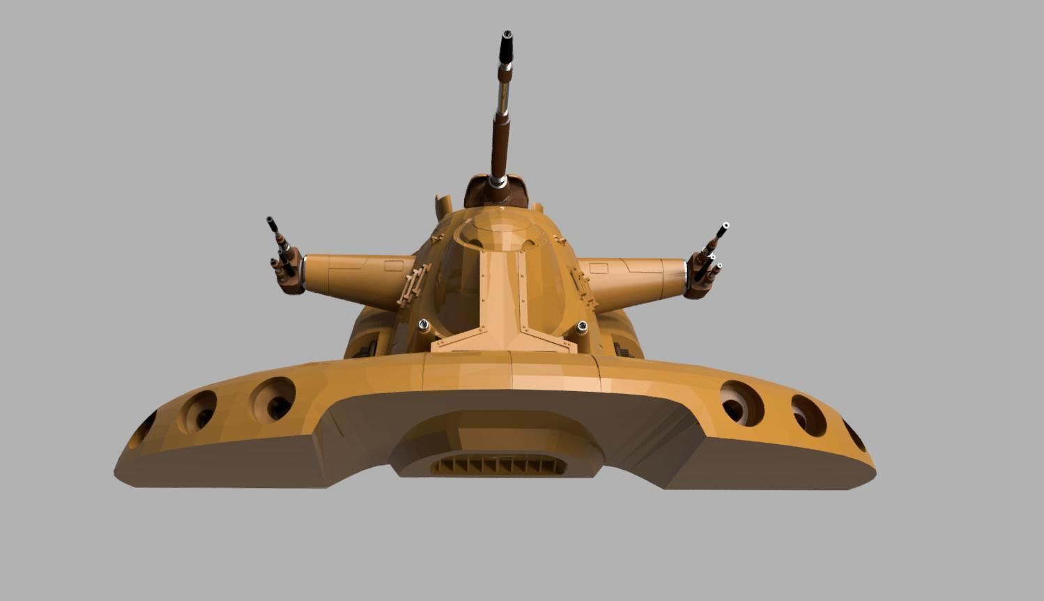 Star Wars AAT ASSAULT TANK 3D model 3D printable | CGTrader