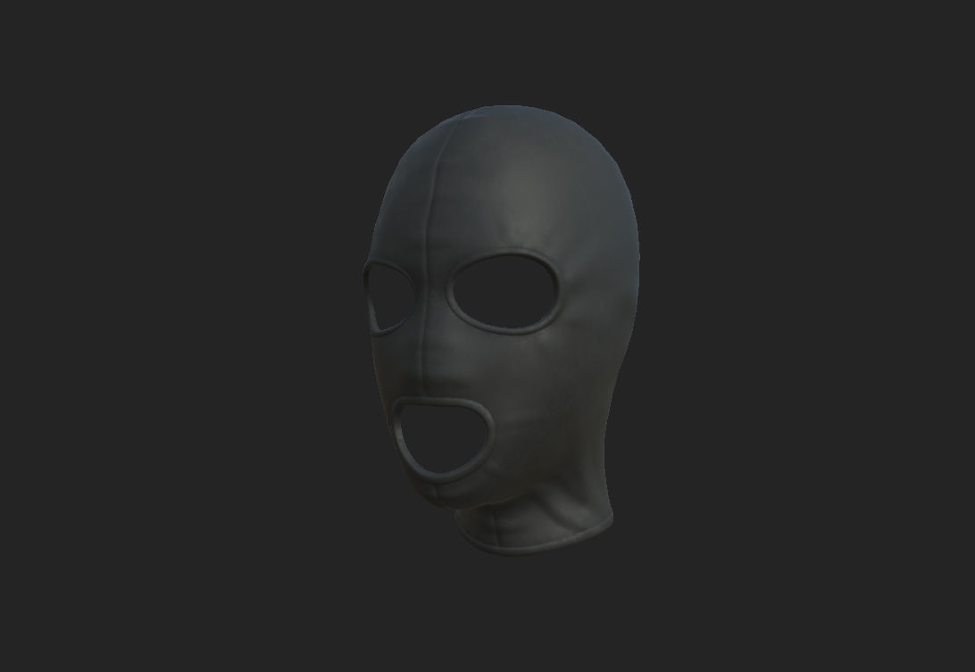 Leather Balaclava 3D model | CGTrader