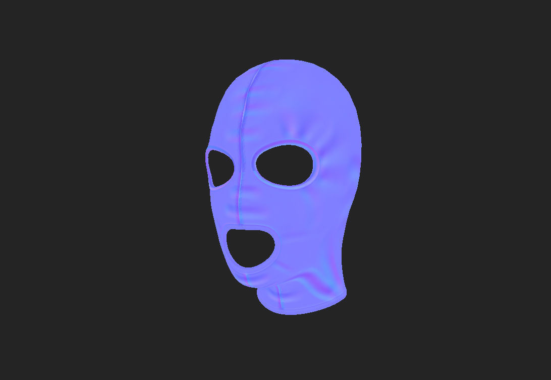Leather Balaclava 3D model | CGTrader