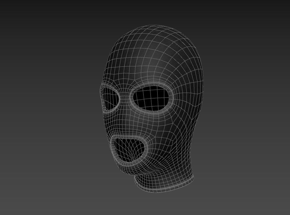 Leather Balaclava 3D model | CGTrader
