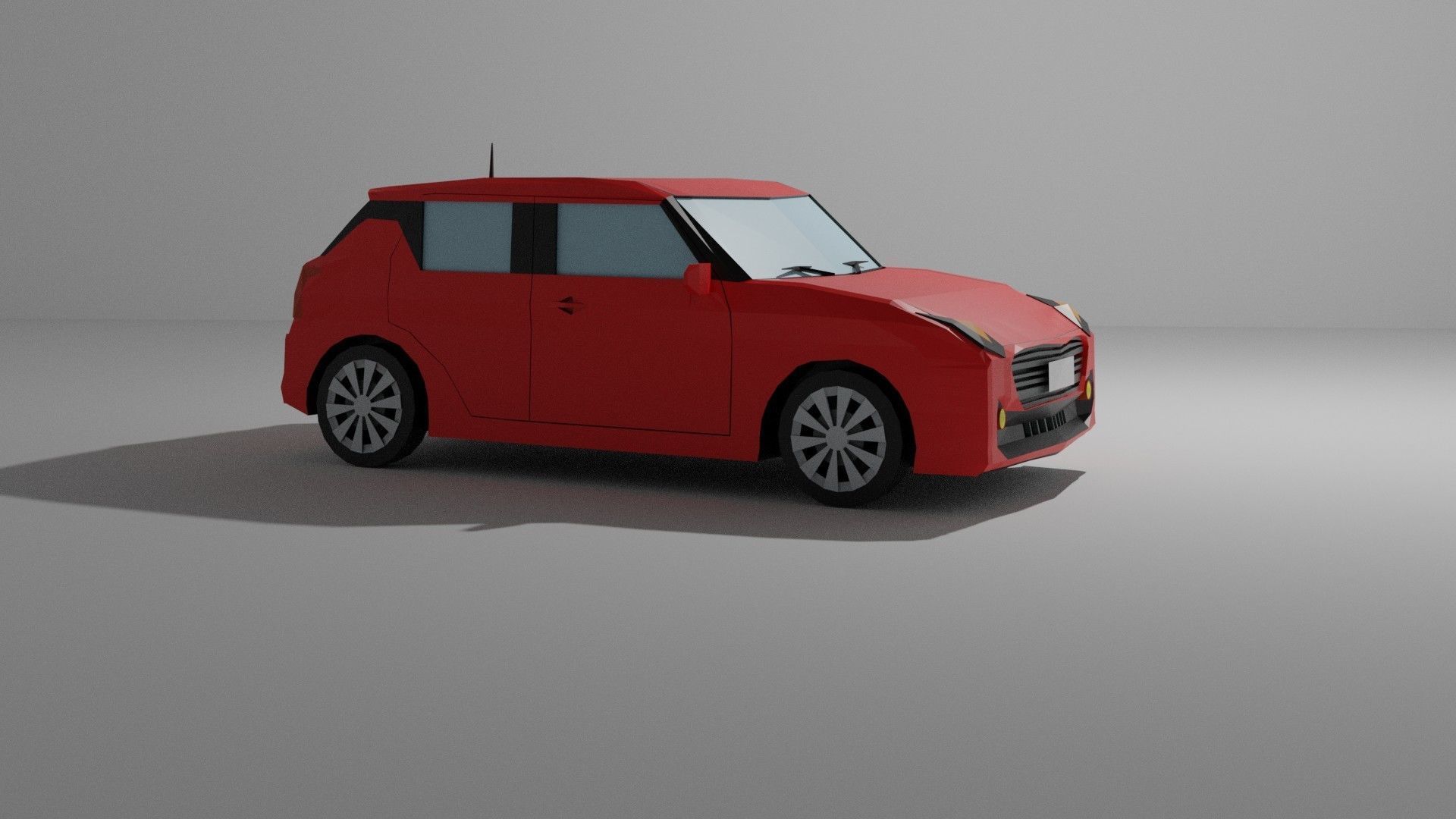 3D model Maruti-swift suzuki nissan compact car VR / AR / low-poly ...