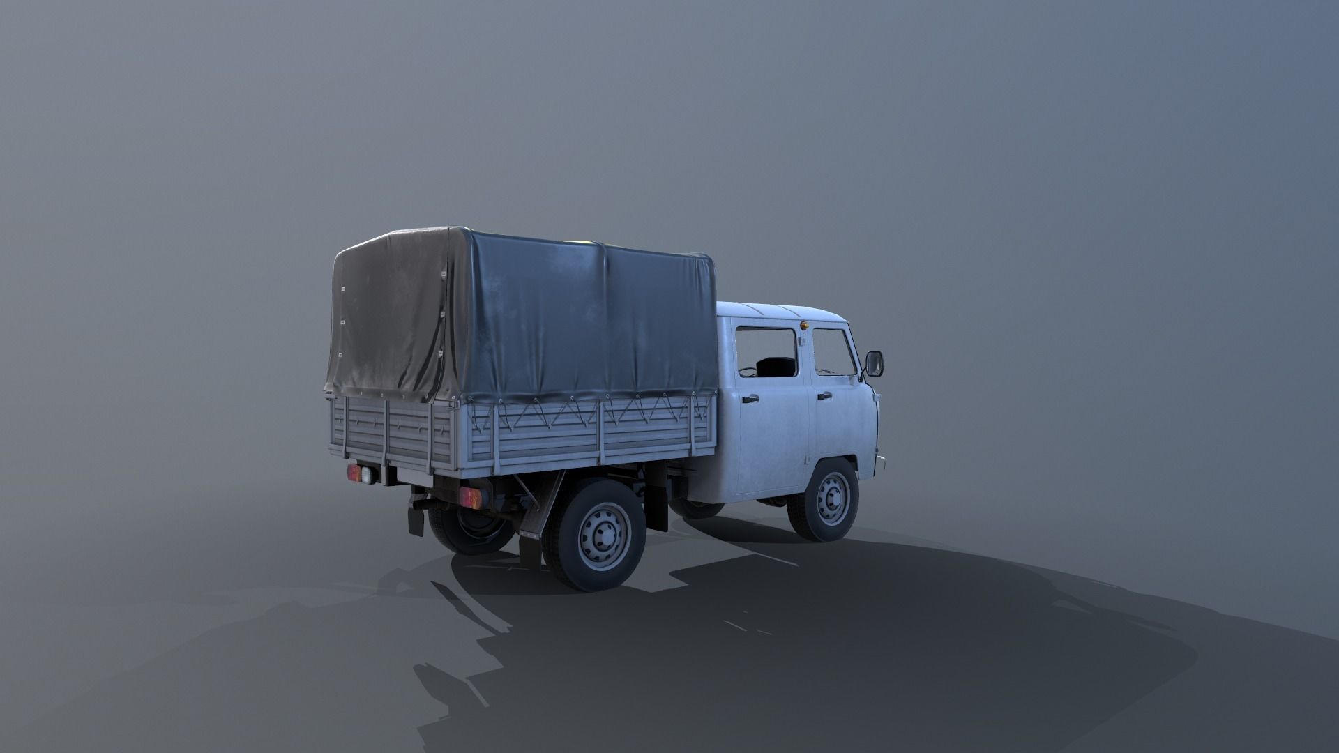3D model UAZ 39094 Farmer VR / AR / low-poly animated | CGTrader