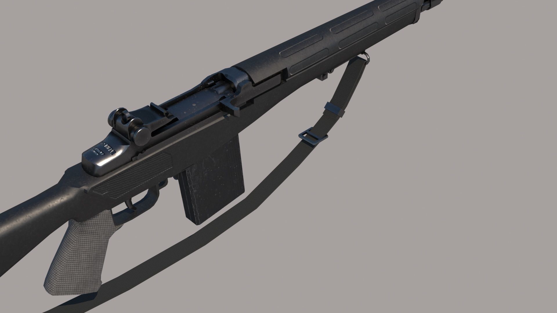3D model M14 Rifle VR / AR / low-poly | CGTrader