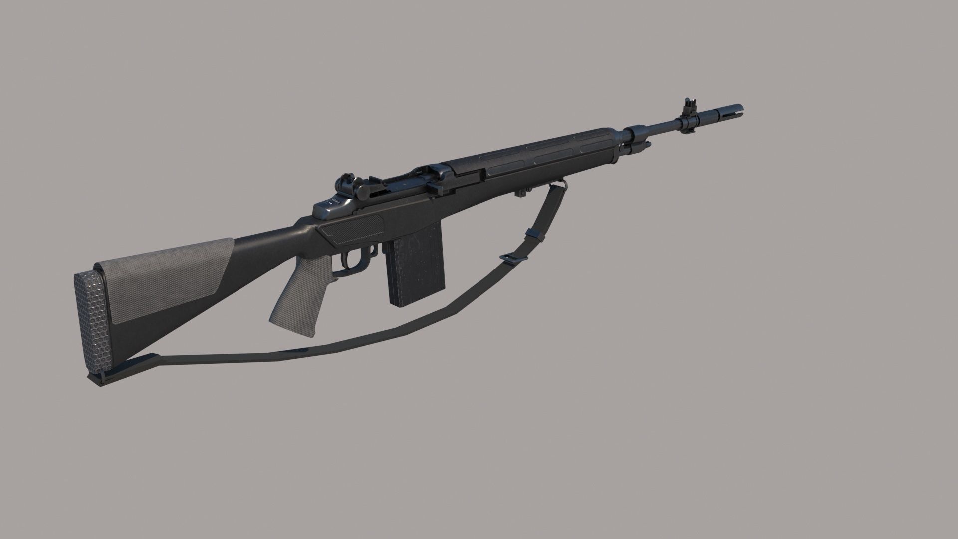 3D model M14 Rifle VR / AR / low-poly | CGTrader