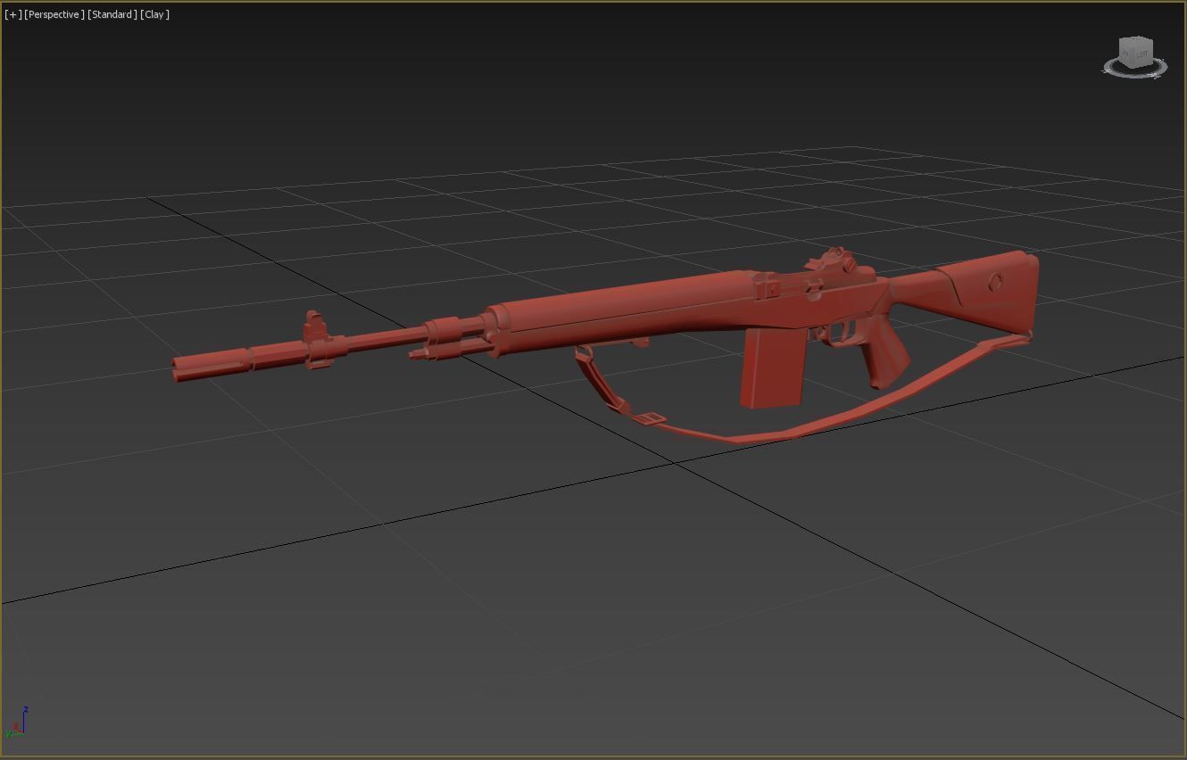3D model M14 Rifle VR / AR / low-poly | CGTrader