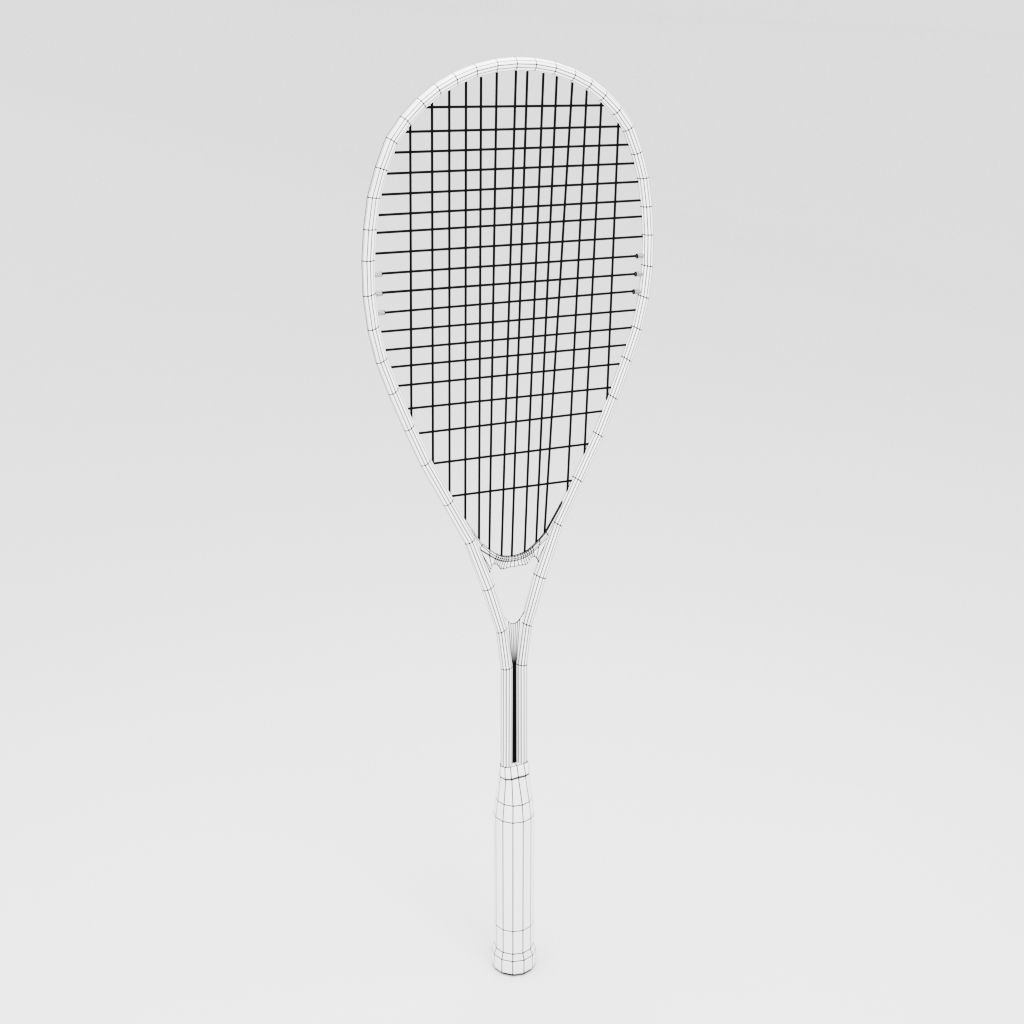 Squash Racquet 3D model | CGTrader