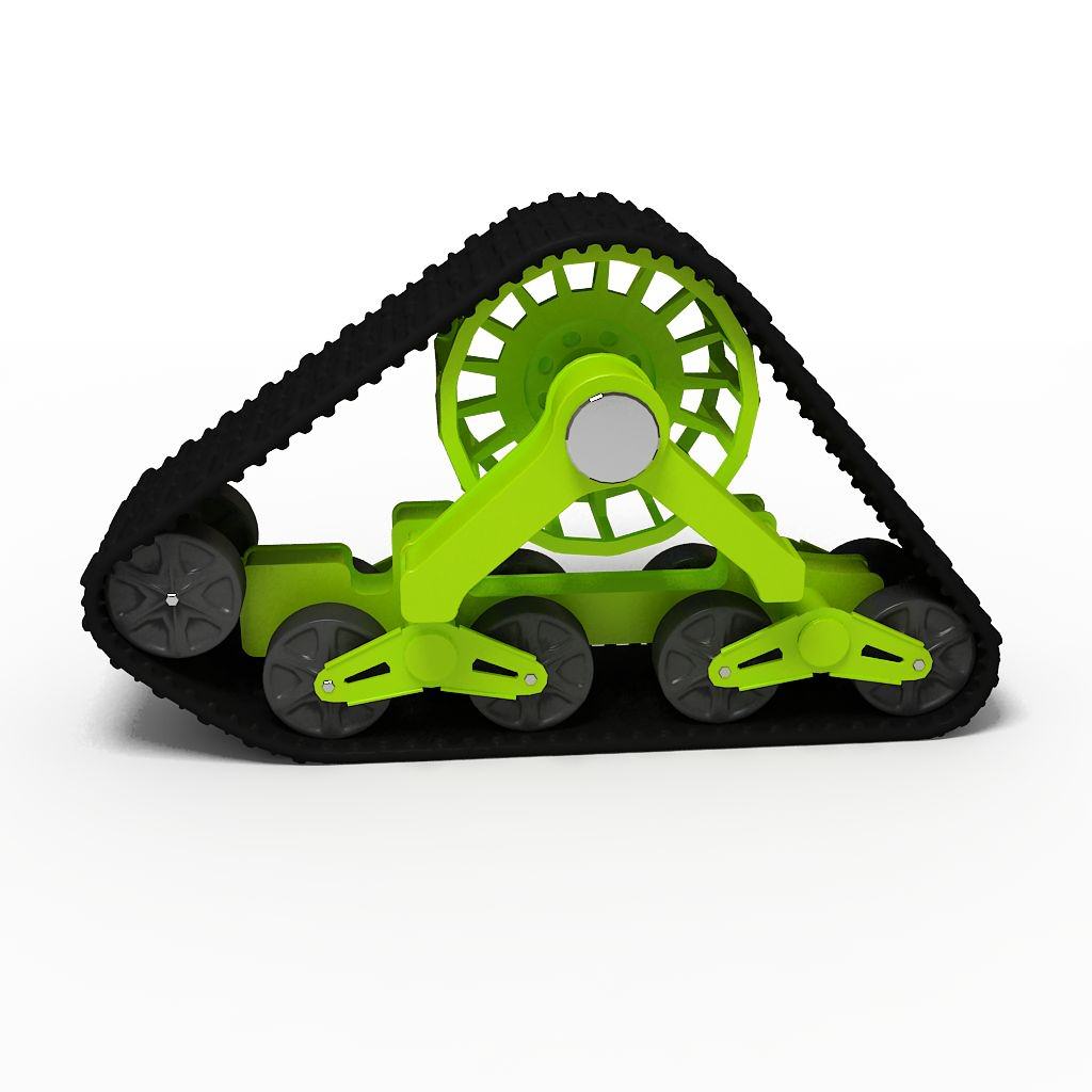 Crawler Track 3D model | CGTrader