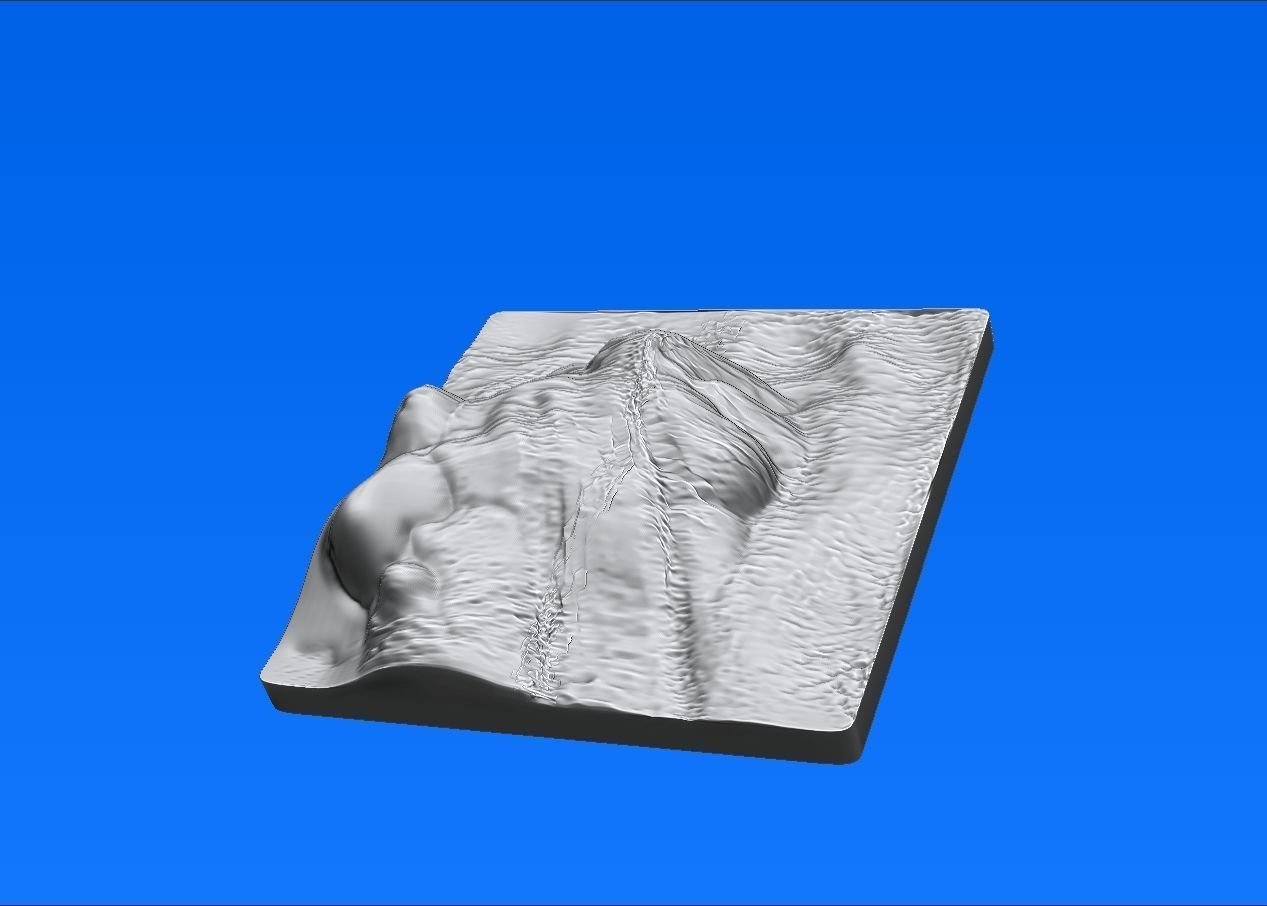 low detail sand and stone diorama 3D model 3D printable | CGTrader