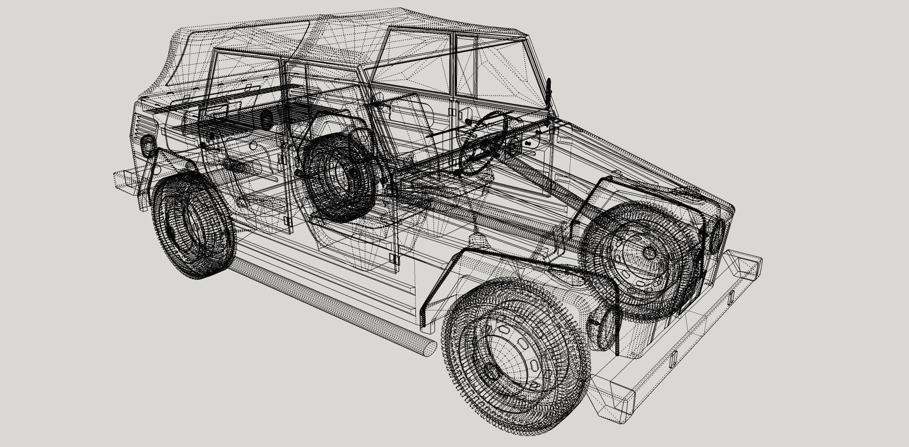 Volkswagen Thing Safari 3D model | CGTrader