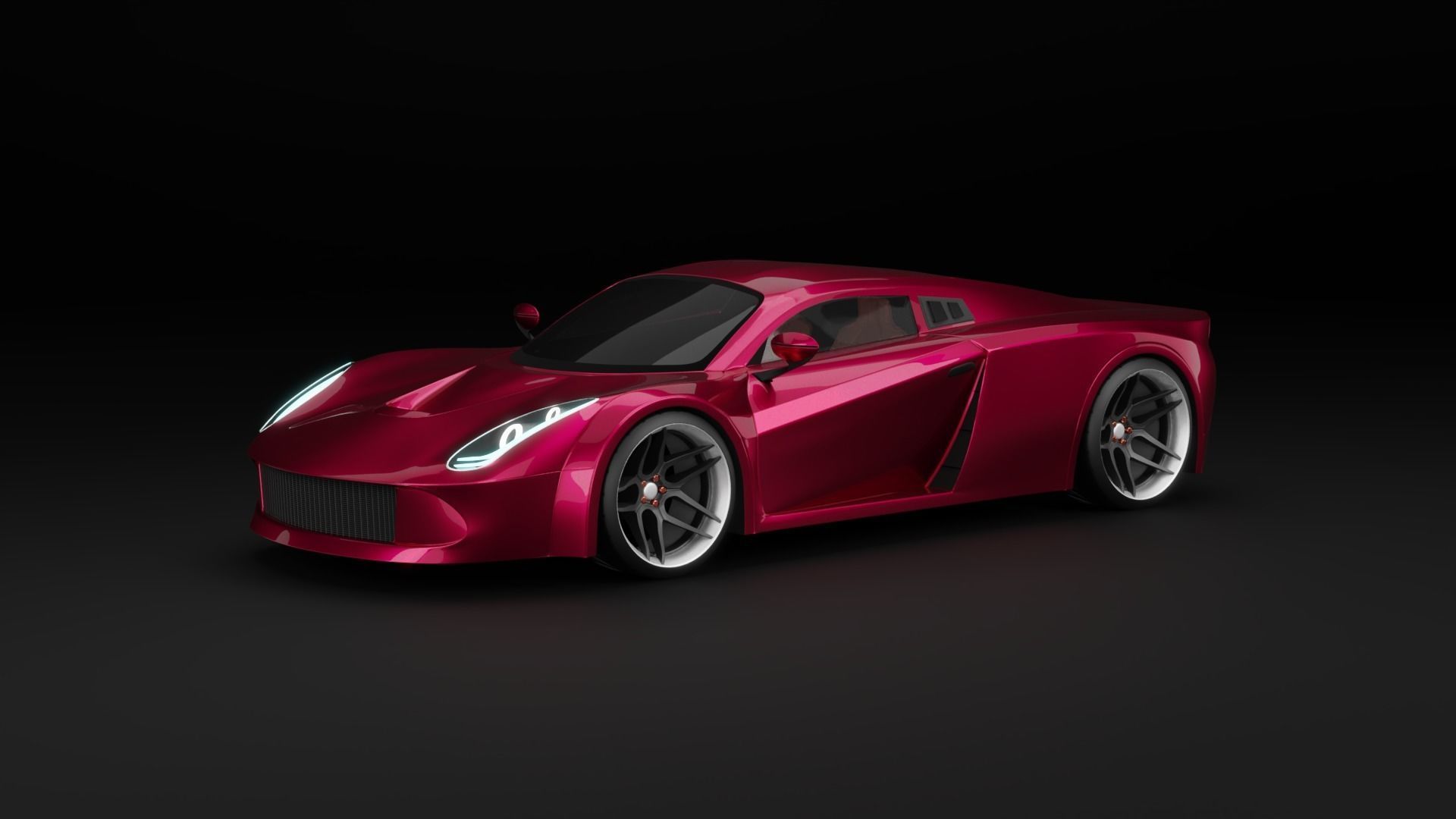 3D model A sports car VR / AR / low-poly | CGTrader