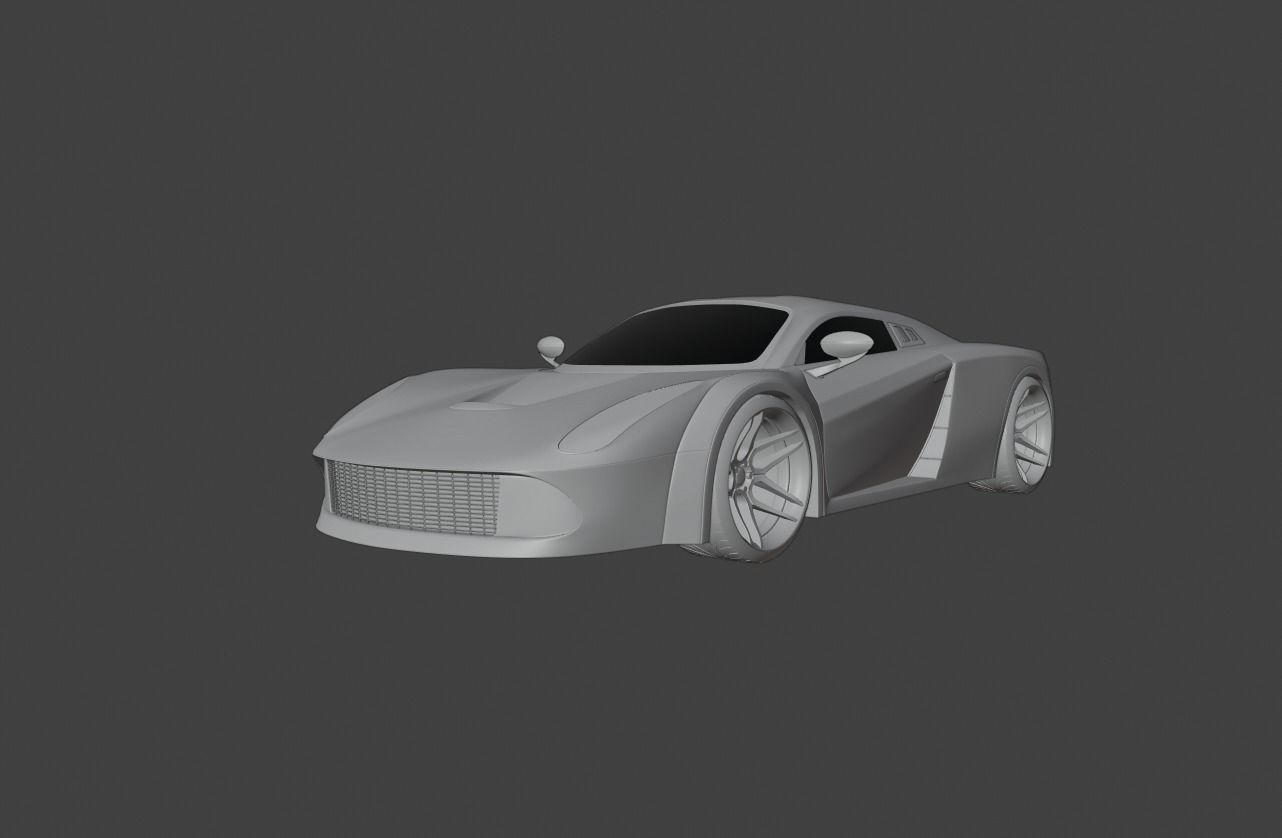 3D model A sports car VR / AR / low-poly | CGTrader