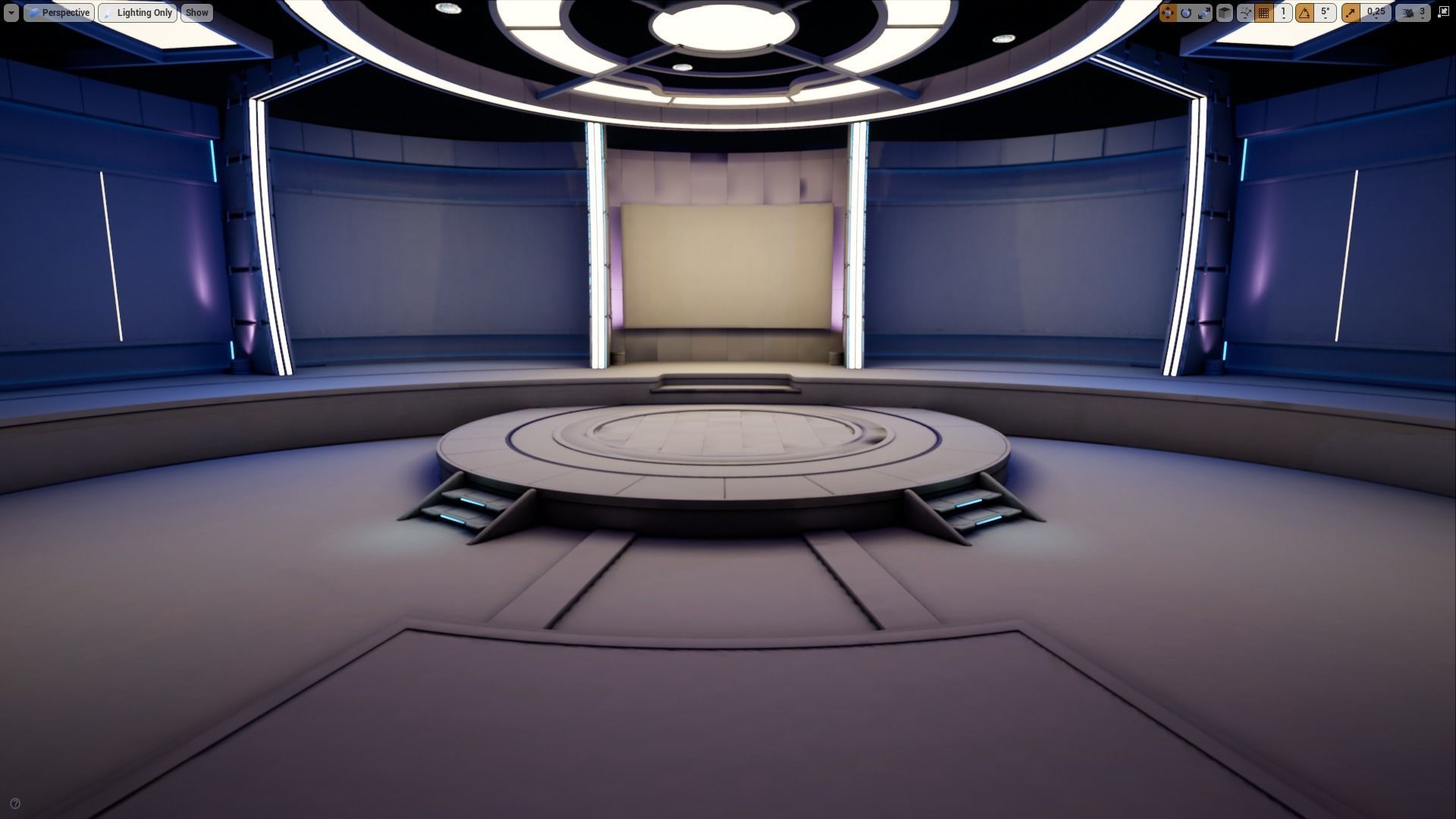 3D model Virtual Broadcast Studio VR / AR / low-poly | CGTrader
