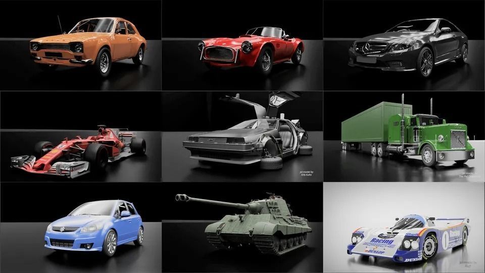 Luxurious 3D Car Studio HDRI Pack 20 Maps 3D model | CGTrader