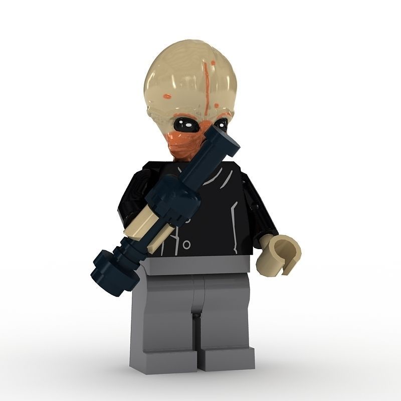 LEGO Minfigure Bith Musician 3D model | CGTrader