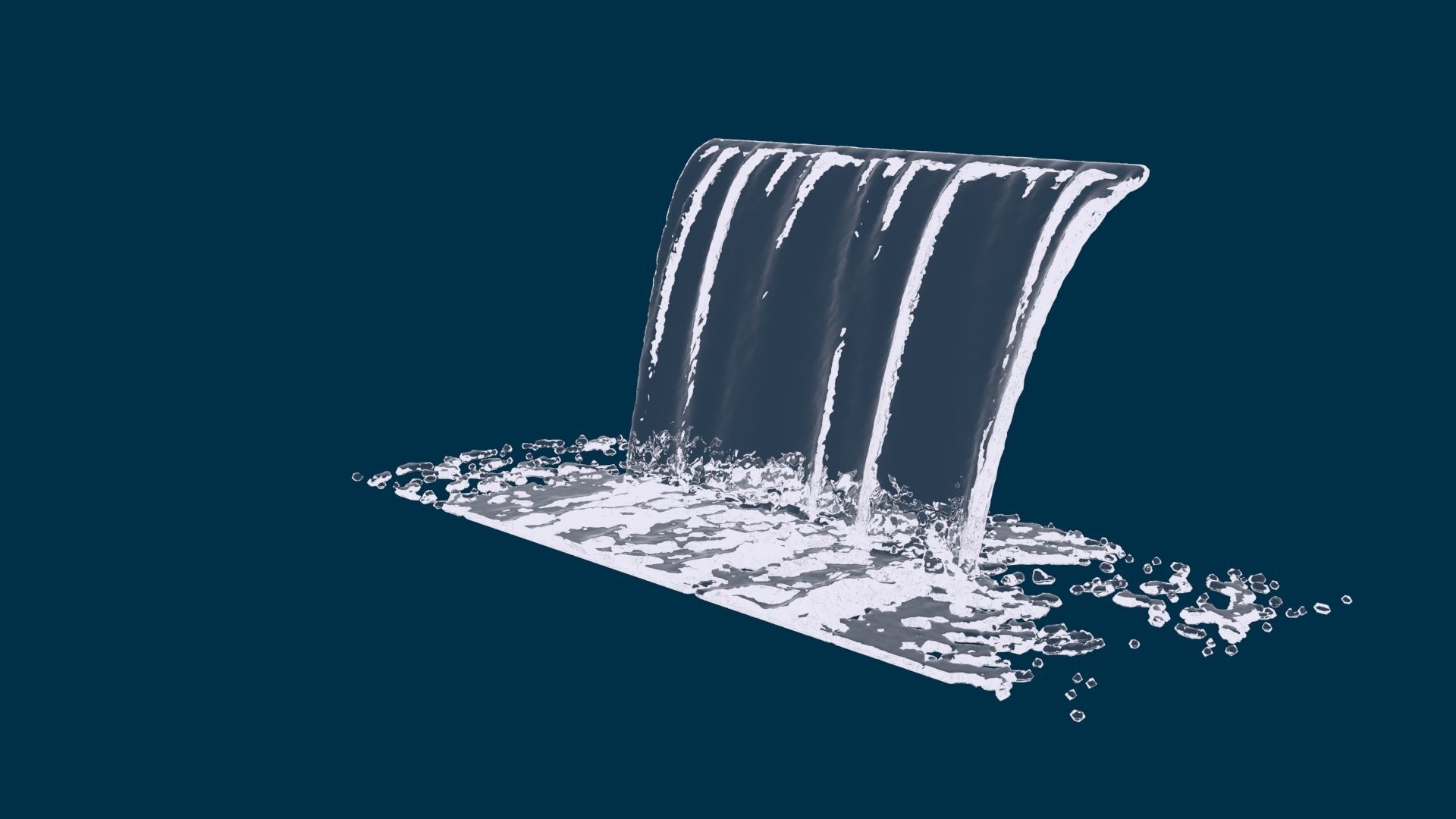 Realistic Water Fountain Animation 4 3D model animated | CGTrader