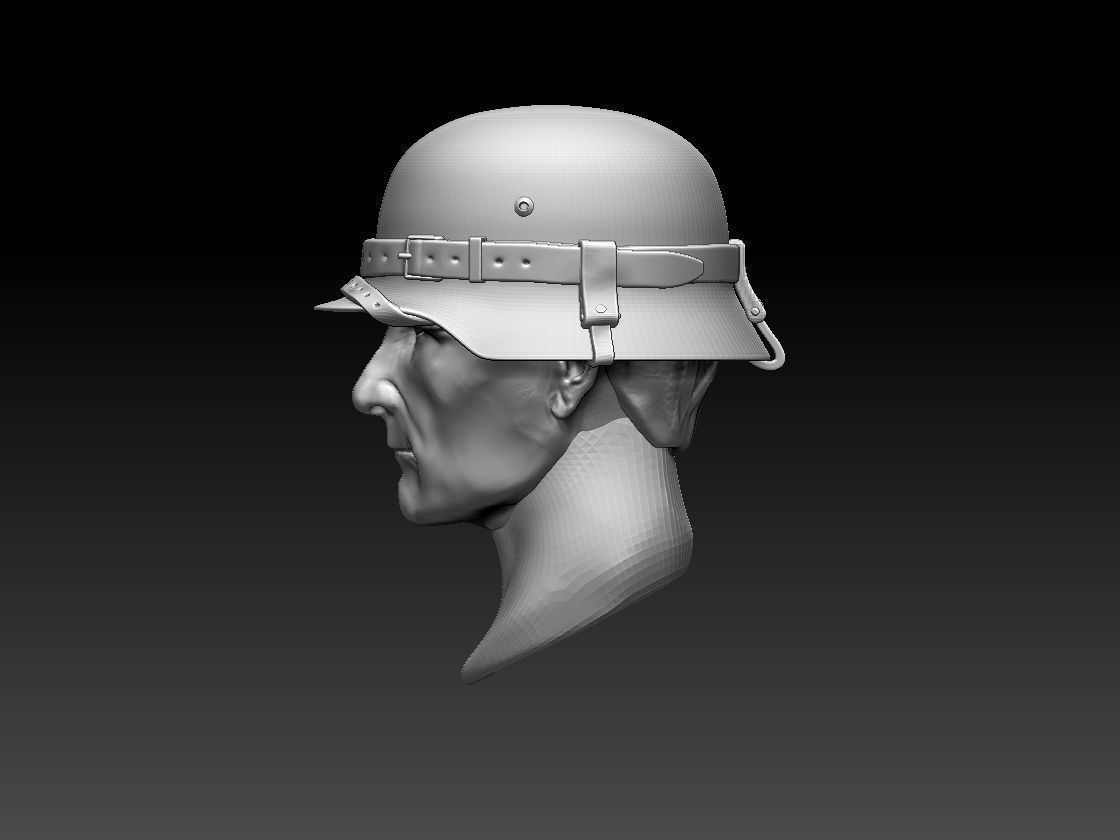 helmet german 3D model 3D printable | CGTrader
