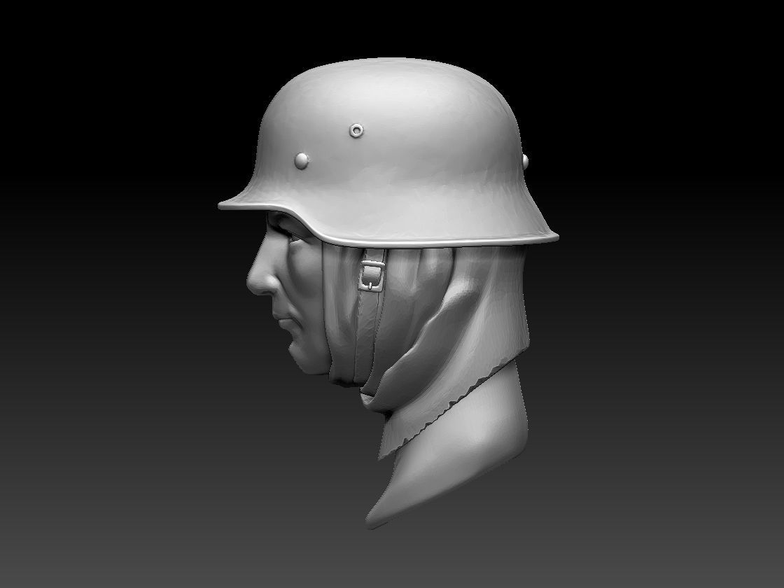 helmet wwii german 3D model 3D printable | CGTrader